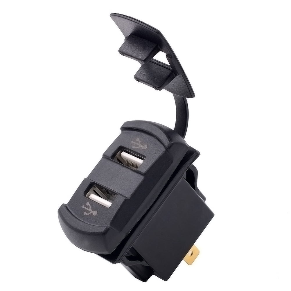 Raindrops 12 -24V Cell Phone Chargers 12-24v USB Power Socket - Walmart.com