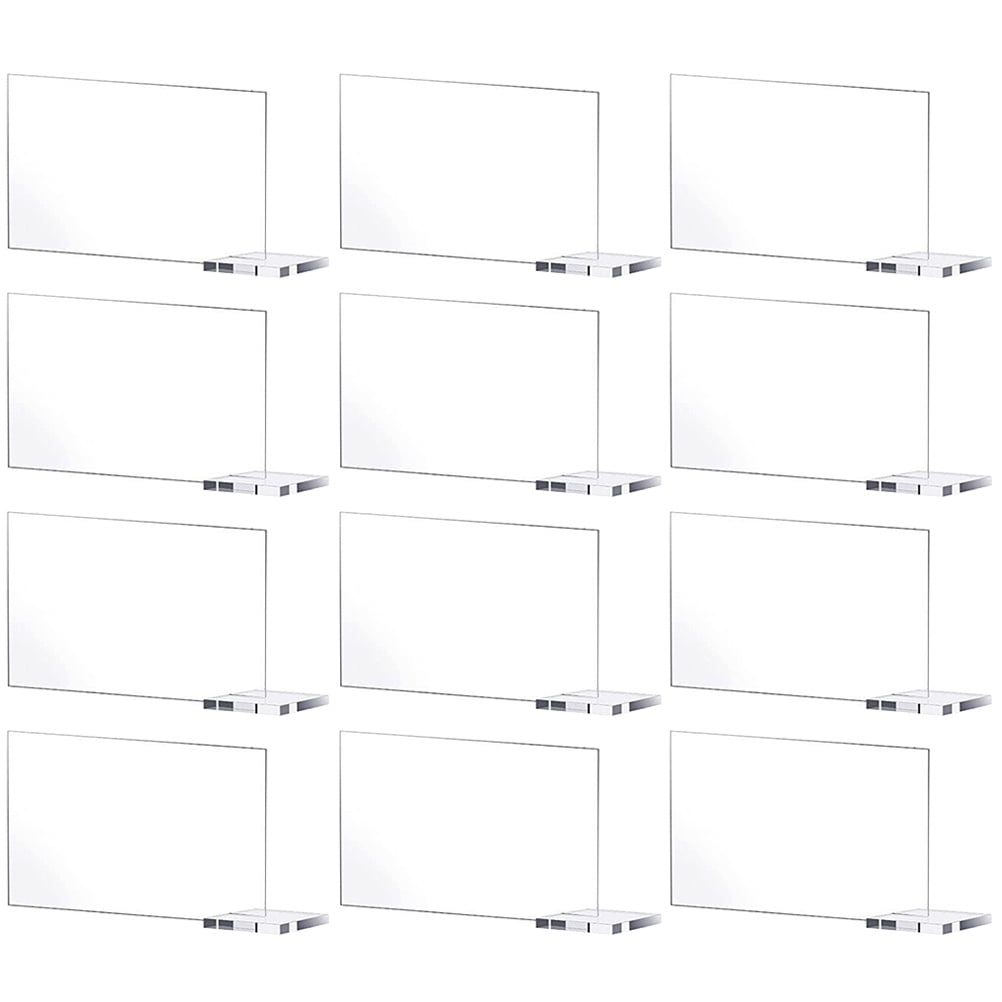 Raindrops 12 Pcs Acrylic Reserved Sign Reception Wedding Table Number ...