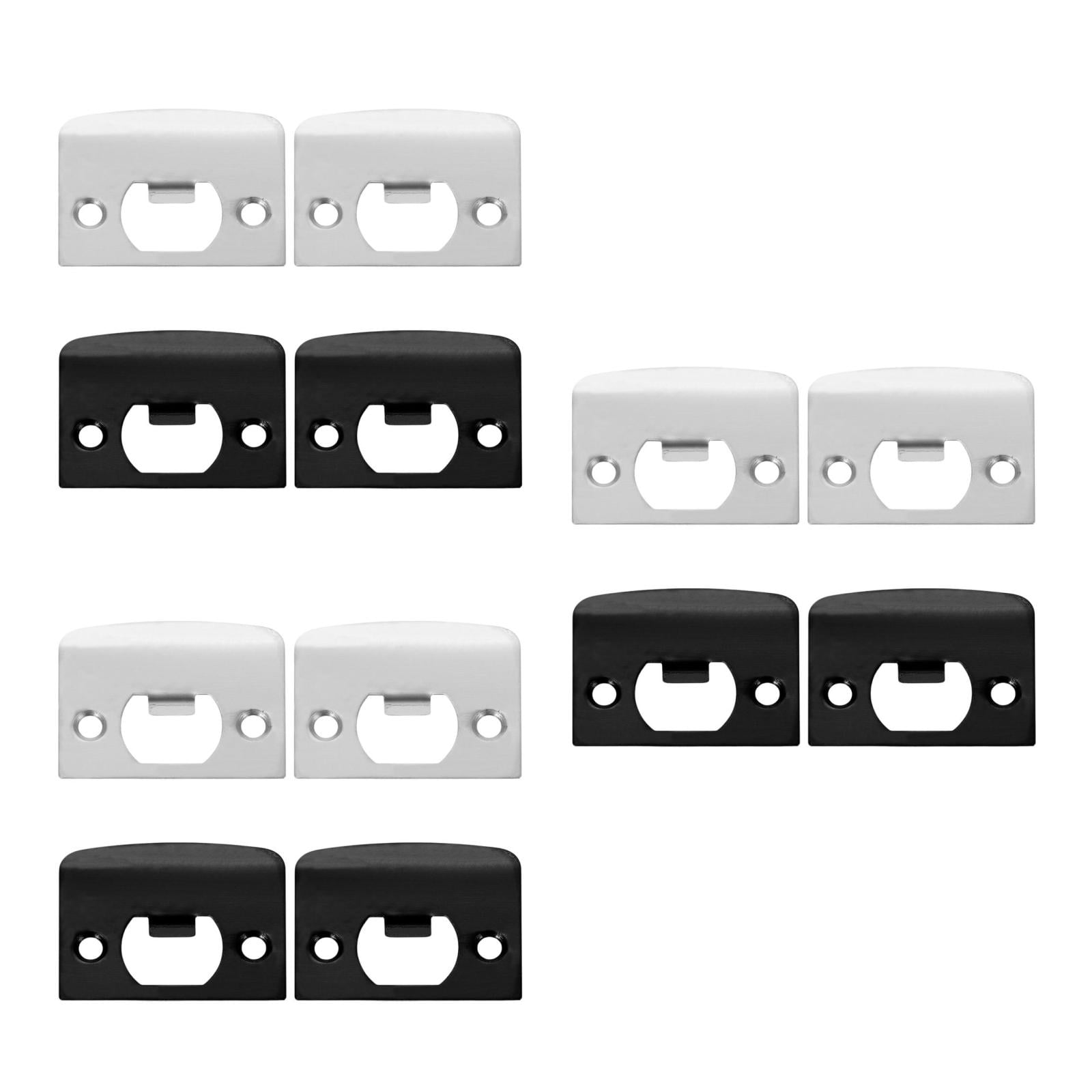 Raindrops 12 Pcs Adjustable Deadbolt Strike Plate Stainless Steel Door ...
