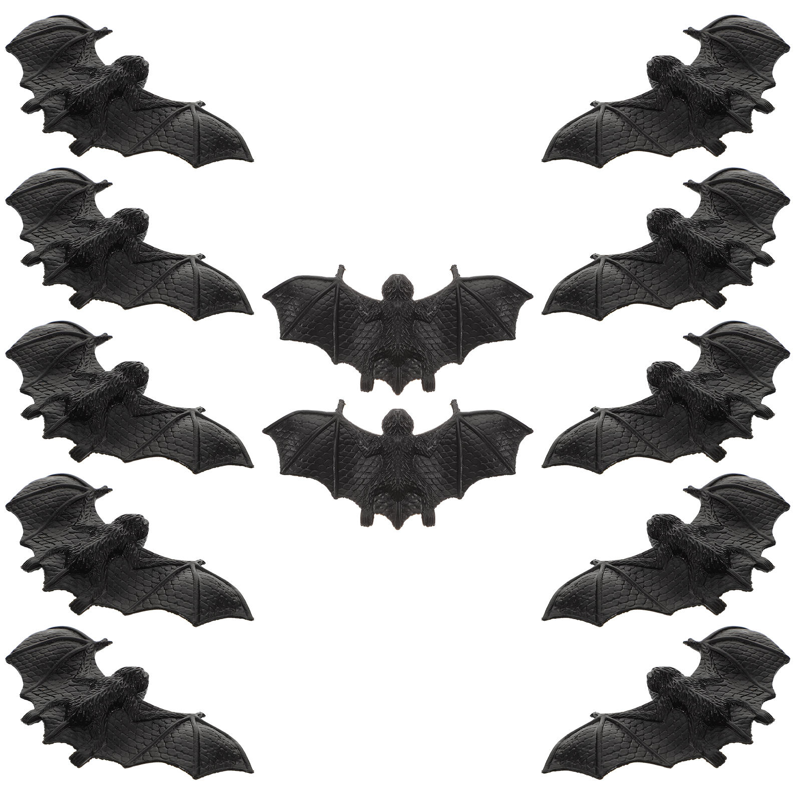 Raindrops 12 Pcs Black Plastic Hanging Bat Pendant for Theme Party ...