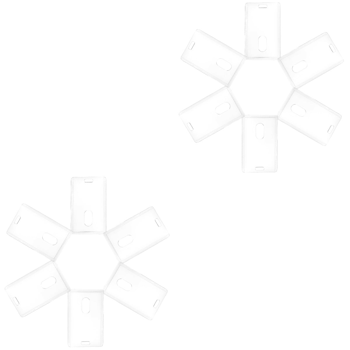 Raindrops 12 Pcs Clear Card Sleeves Photo Trading Card Sleeves Game ...