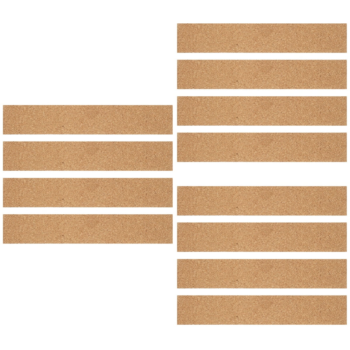 Raindrops 12 Pcs Cork Wall Strips Office Bulletin Strips Message Cork ...