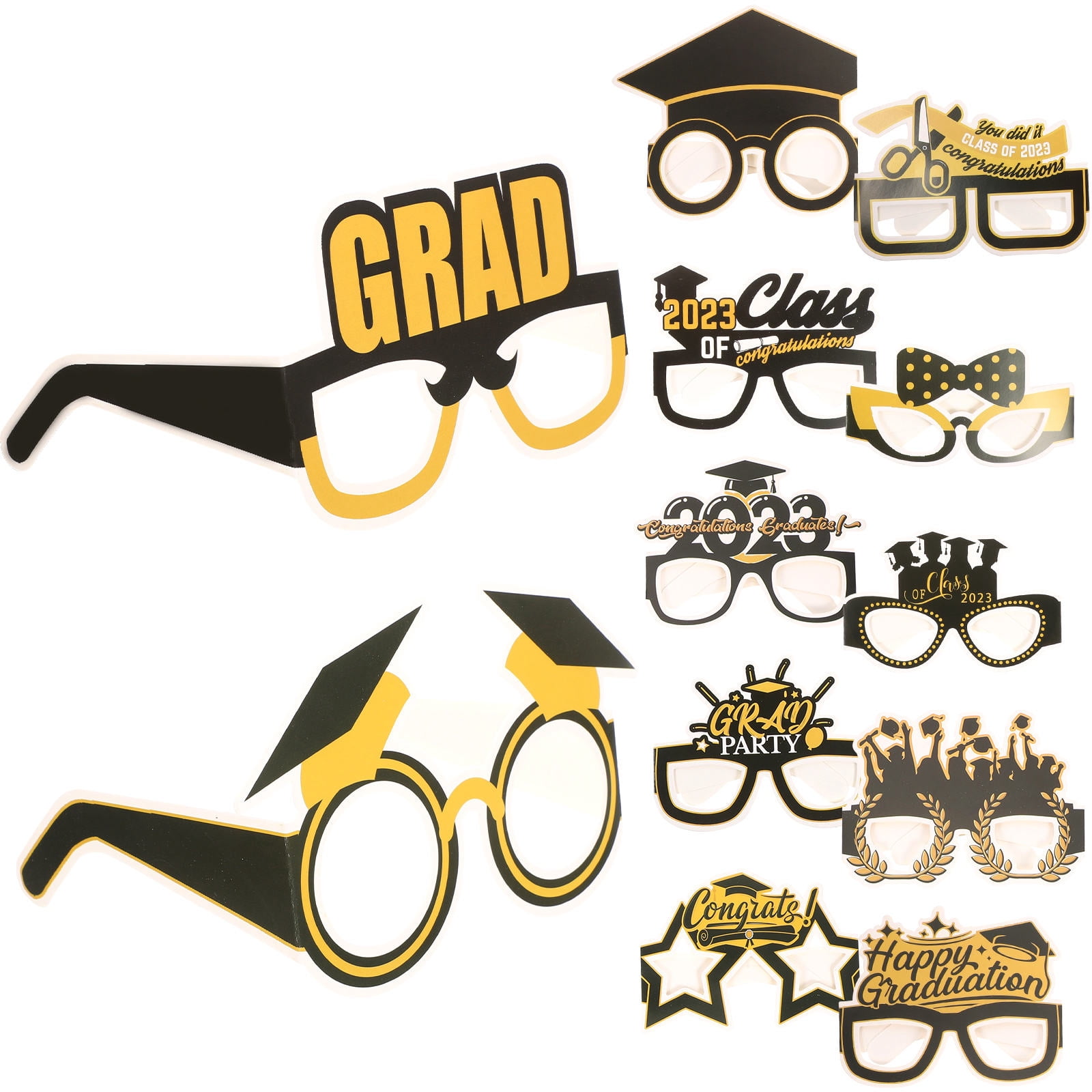 Raindrops 12 Pcs Decorations Funny Glasses Graduation Party Accessories ...
