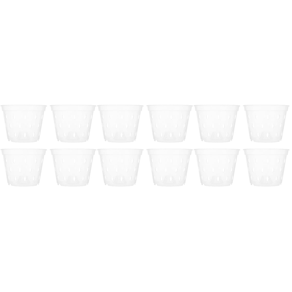 Raindrops 12 Pcs Flower Nutrient Cups Plastic Planting Cups Outdoor ...