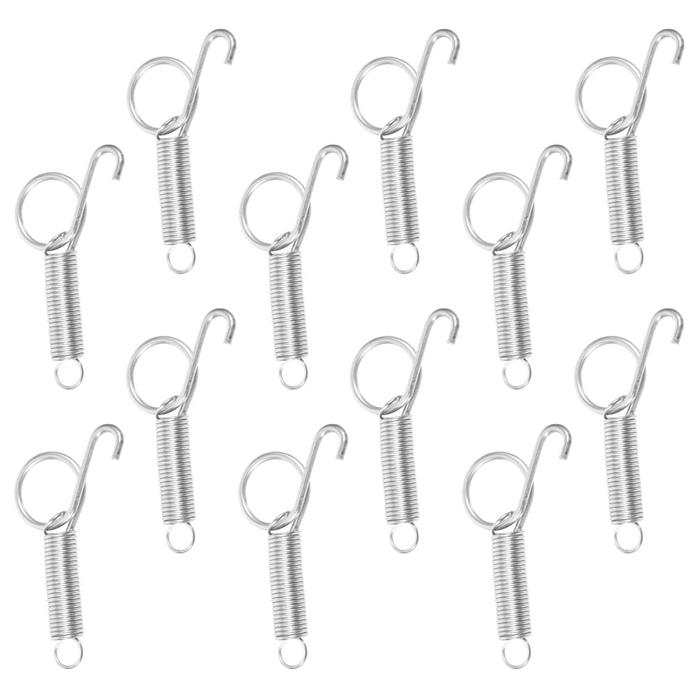 Raindrops 12 Pcs Metal Spring Door Hook Enclosure Rabbit Cage ...