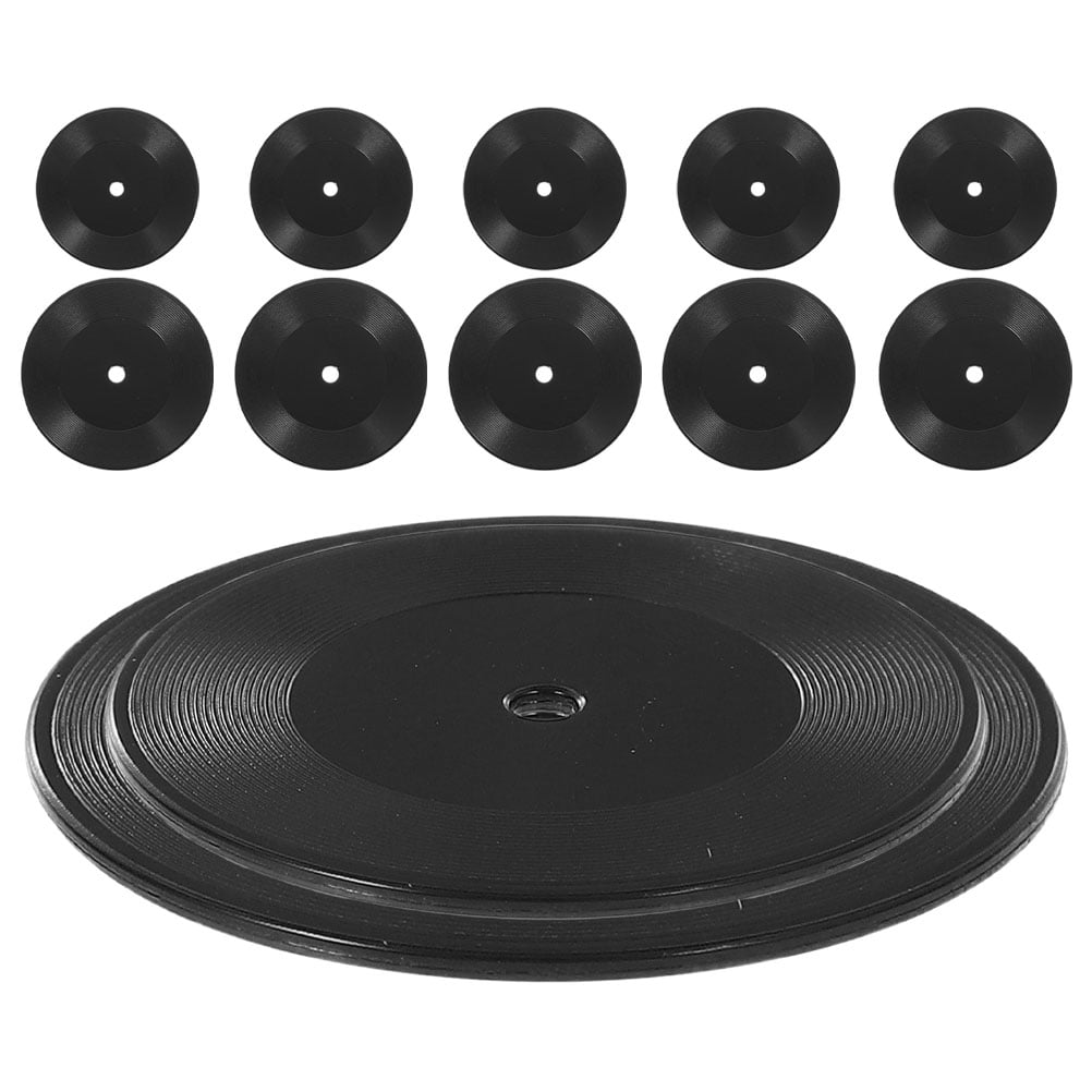 Raindrops 12 Pcs Mini Realistic Vinyl Records Mini Vinyl Records for ...