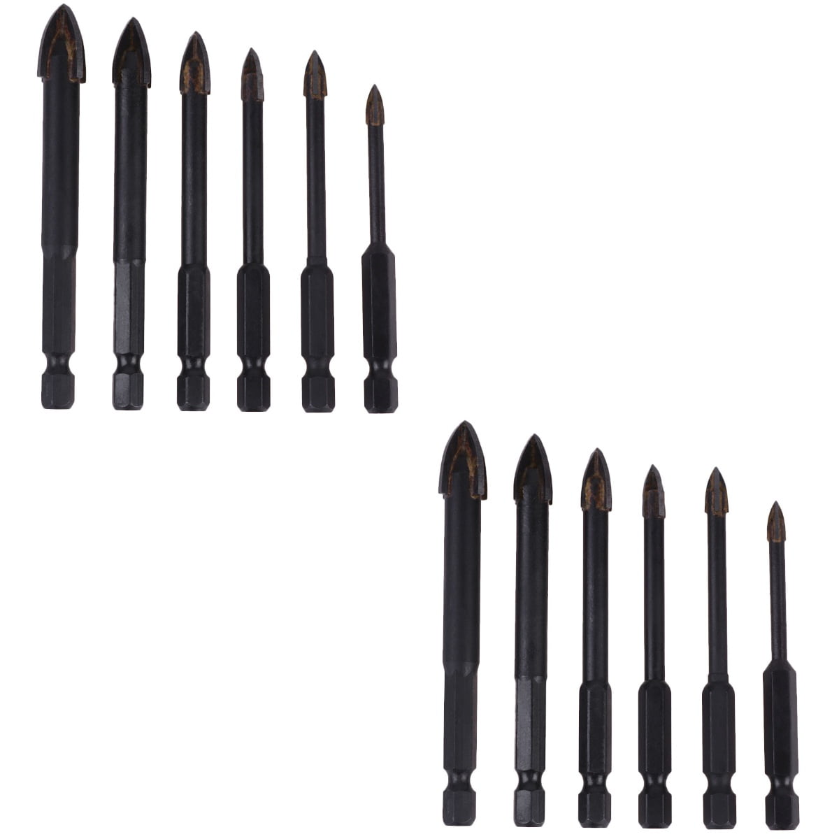 Raindrops 12 Pcs Multi-function Triangular Bit Ceramic Tile Wall ...