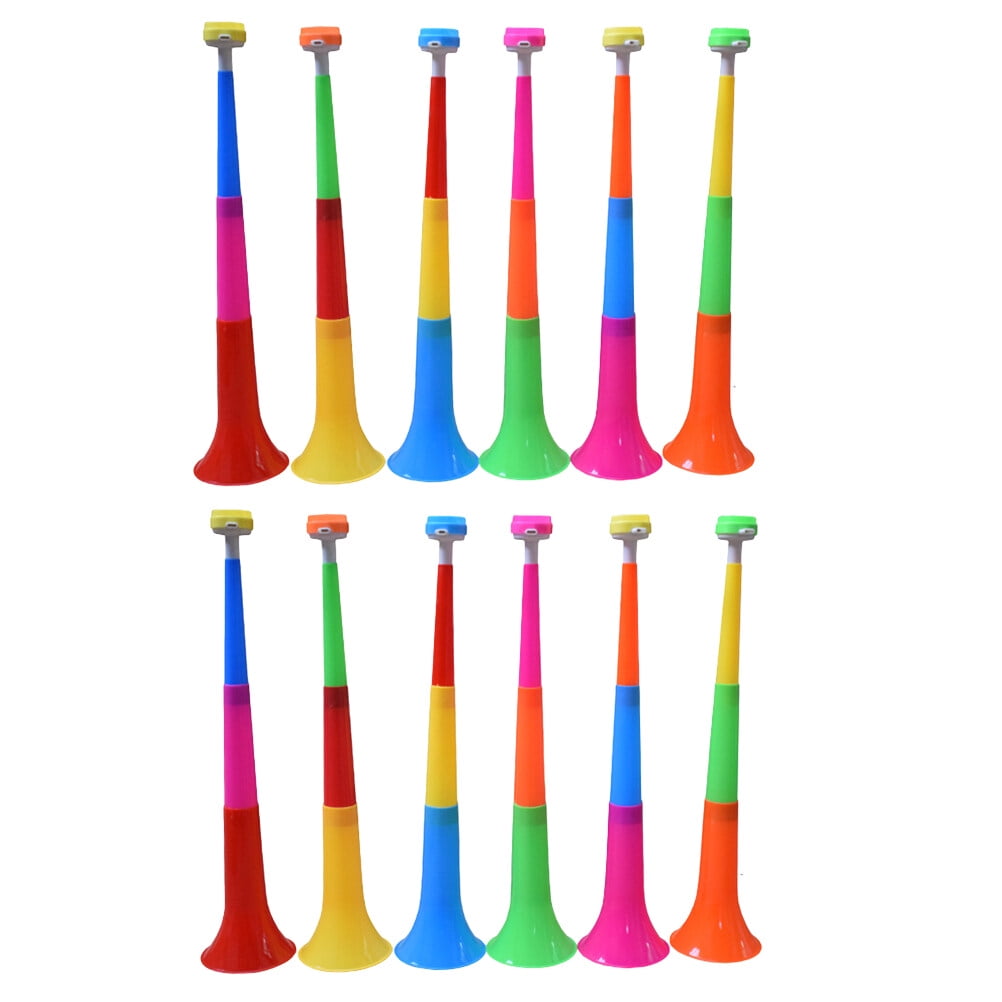 Raindrops 12 Pcs Musical Instrument Loud Air Horn Telescopic Trumpet ...