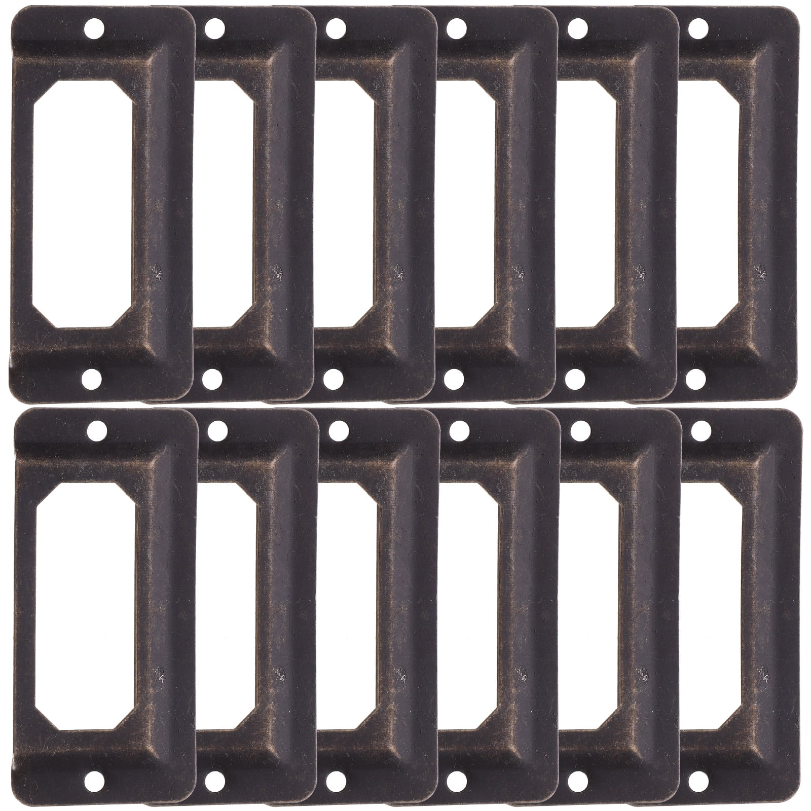 Raindrops 12 Pcs Name Card Holder for Cabinet Antique Metal Label ...