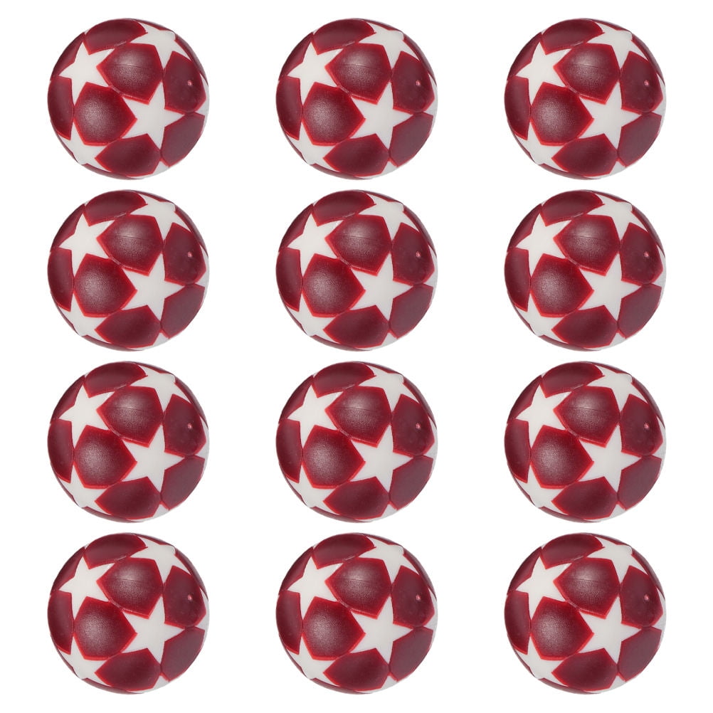 Raindrops 12 Pcs Plastic Footballs Replacement Desk Foosball Indoor ...