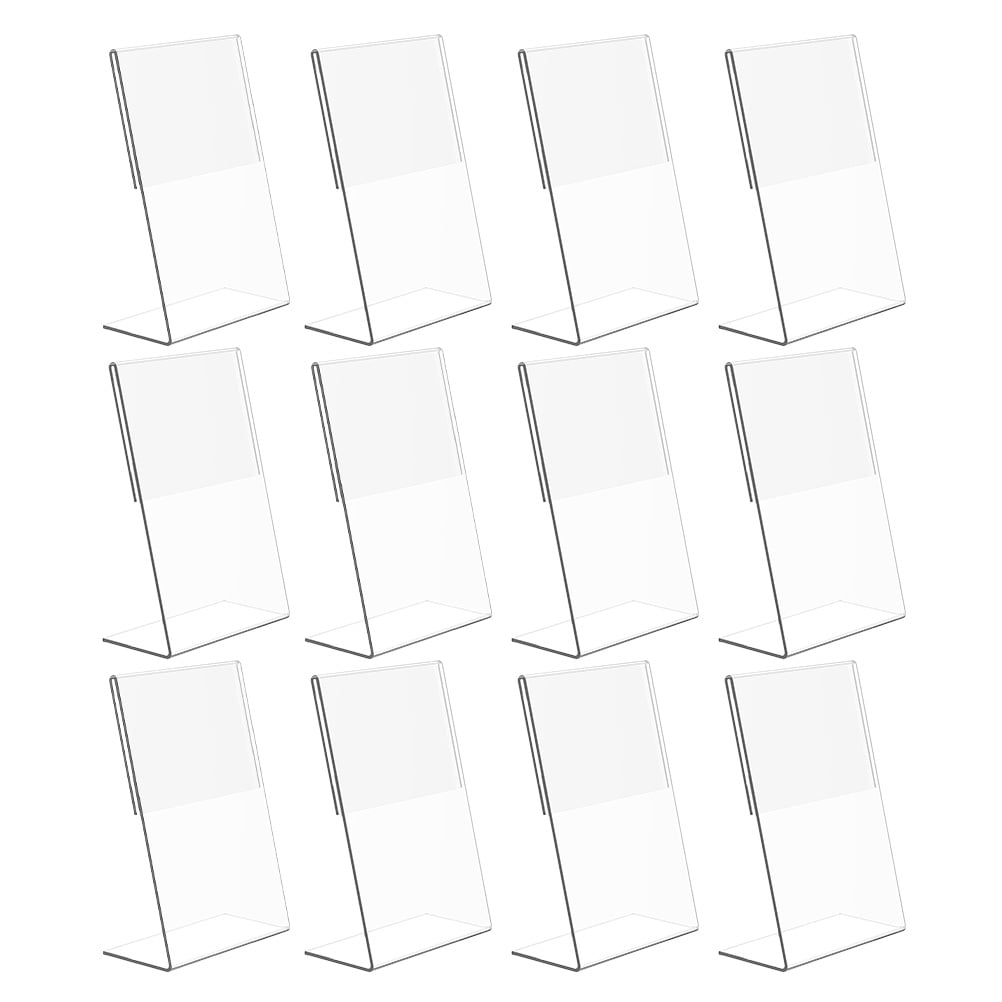 Raindrops 12 Pcs Poster Stands Wedding Table Number Frames Price Tag ...