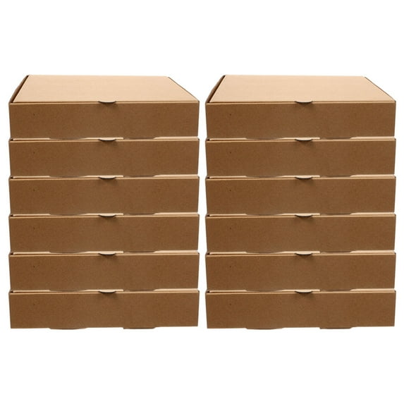 Raindrops 12 Pcs Restaurant Pizza Boxes Bakery Storage Container Mini ...