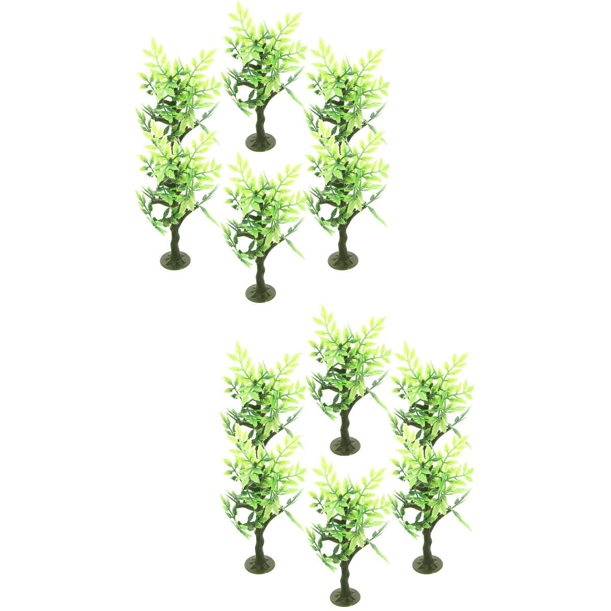 Raindrops 12 Pcs Simulation Tree Model Plastic Tree Model Miniature ...