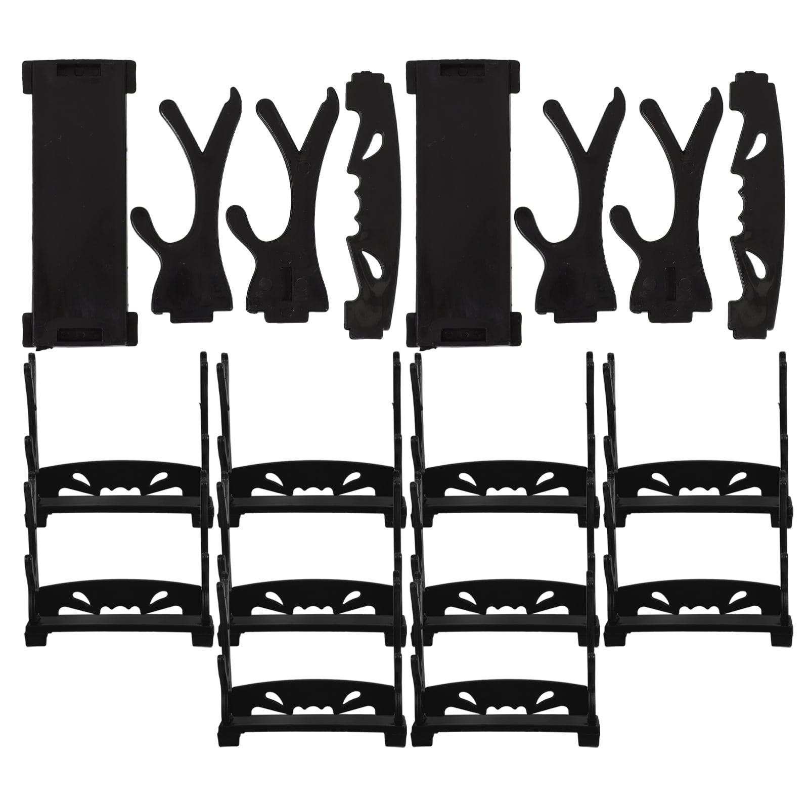 Raindrops 12 Pcs Sword Display Stand Action Desktop Holder Comic Black ...