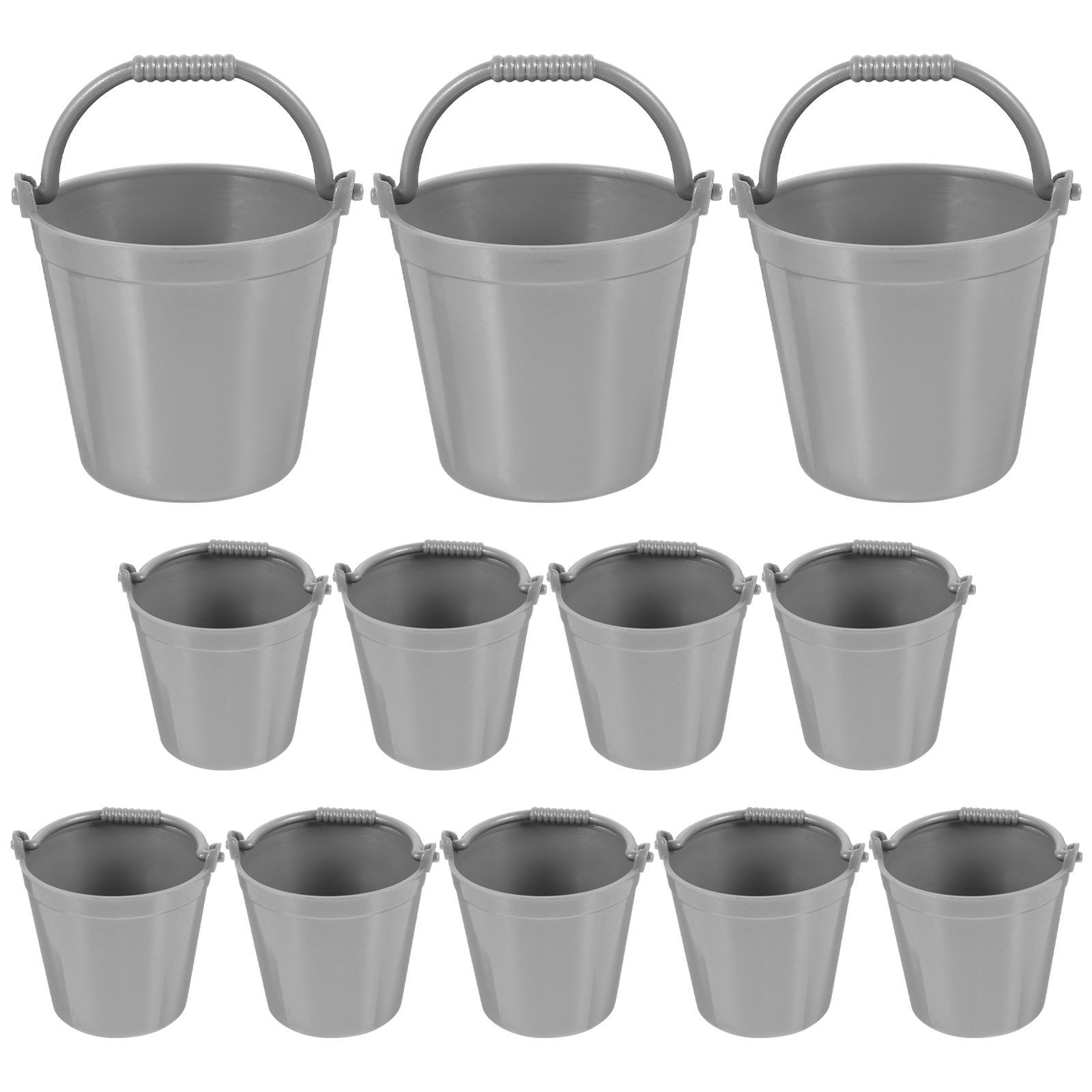 Raindrops 12 Pcs Tube Doll House Bucket Miniature Garden Accessory ...