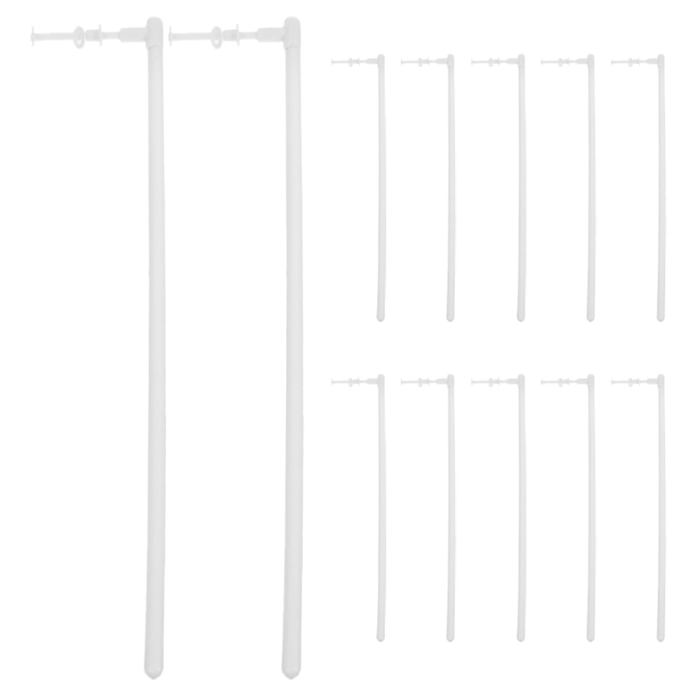 Raindrops 12 Pcs Windmill Accessories Spinner Replacement Rod White ...