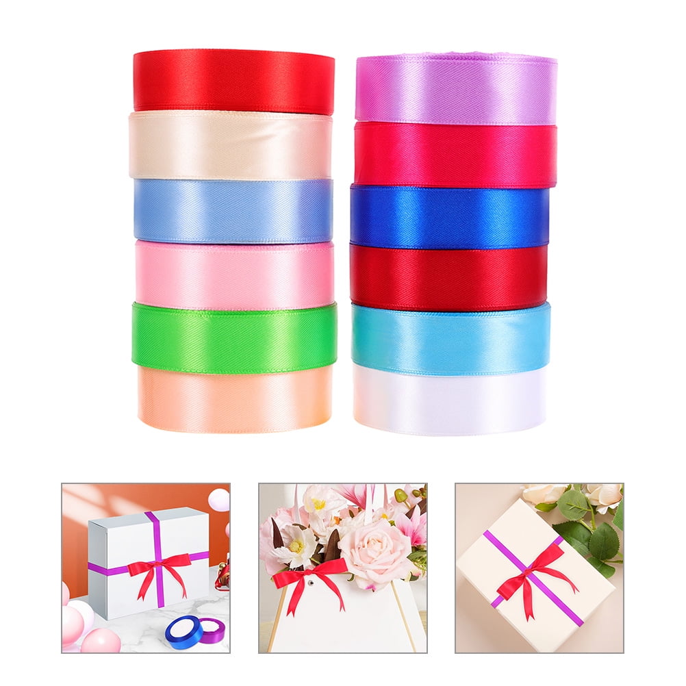 Raindrops Ribbon Assorted Color 12 Rolls 86.6X0.98In - Walmart.com