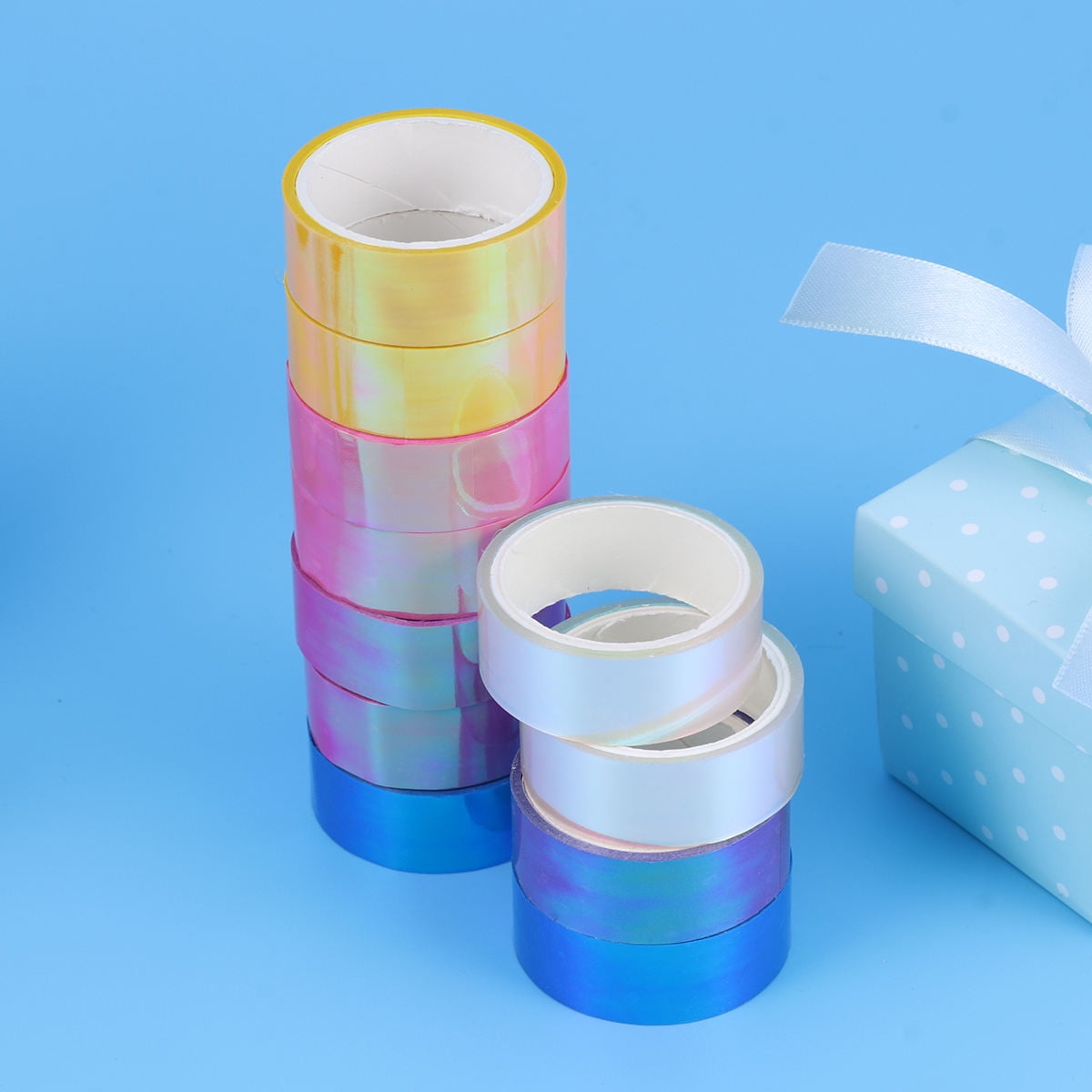 Raindrops 12 Rolls PE Waterproof Decorative Tape for present Wrapping ...