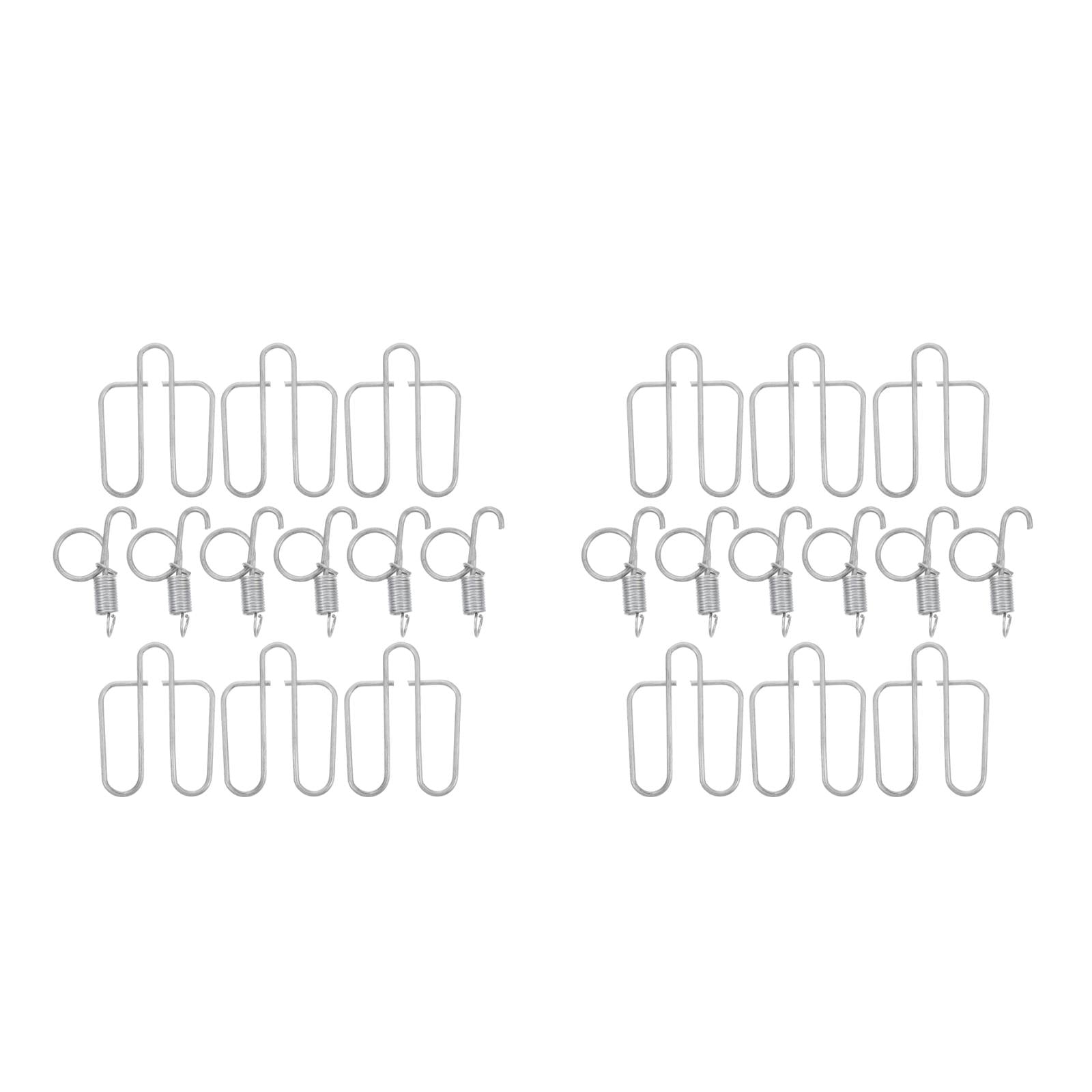 Raindrops 12 Sets of Rabbit Cage Door Spring Hooks Cage Door Fixed ...