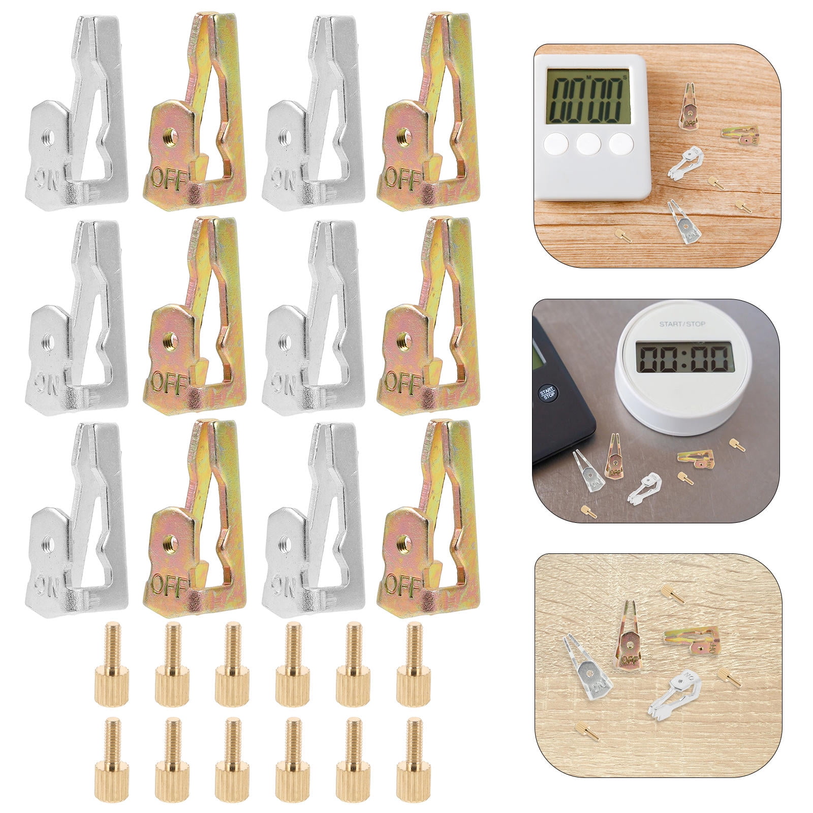 Raindrops 12 Sets of Stainless Pool Timer Trippers Convenient Time ...