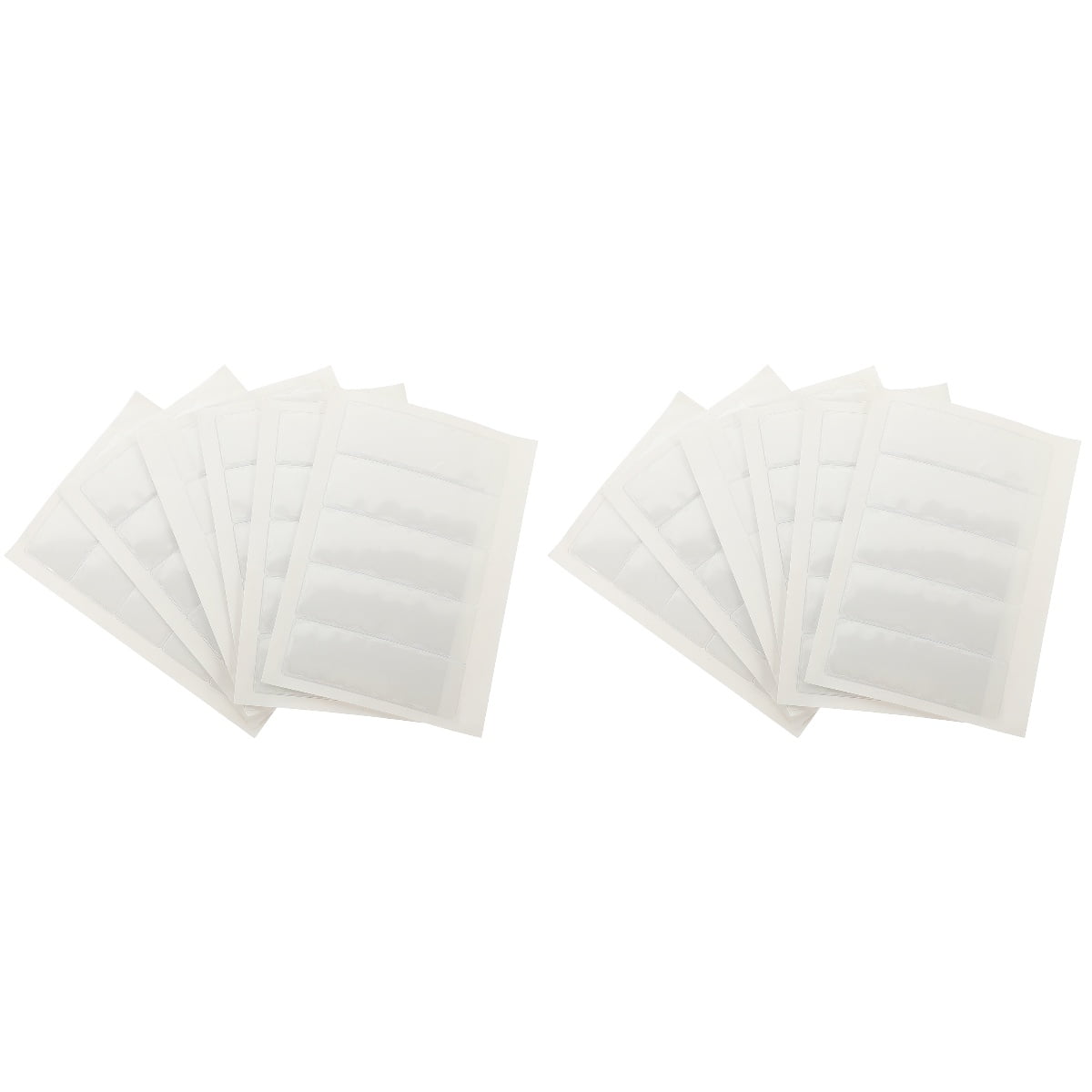 Raindrops 12 Sheets Adhesive Index Card Pockets with Cards Transparent ...