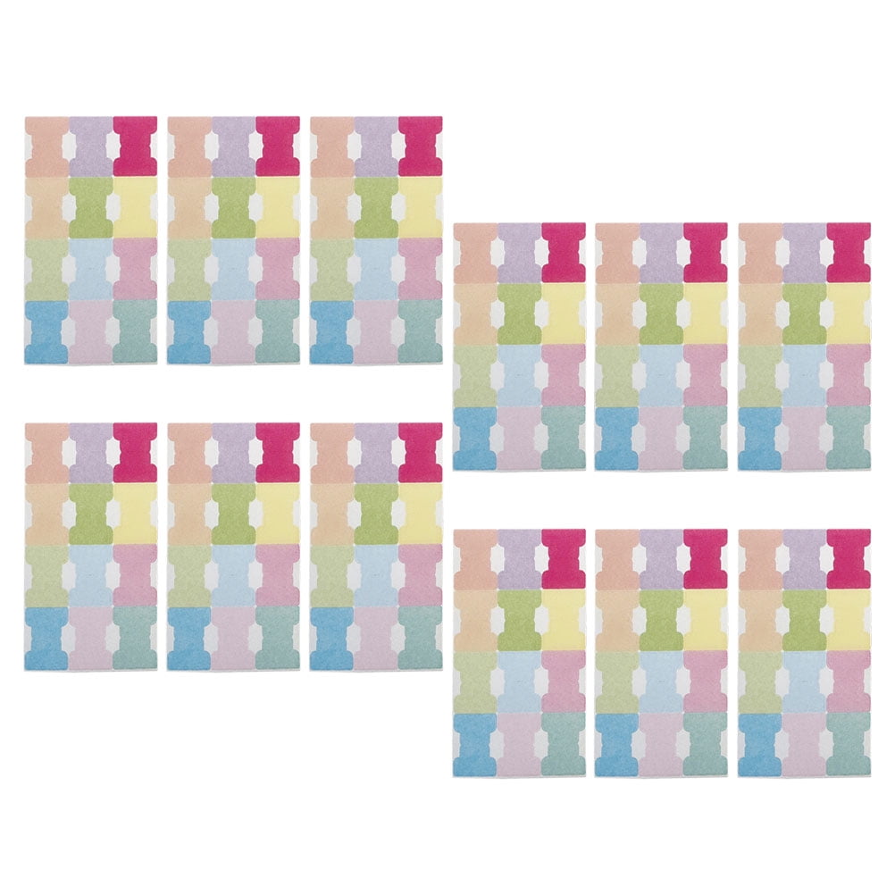 Raindrops 12 Sheets Anti-ripping Bookmark Postage Markers Sticky Tabs ...