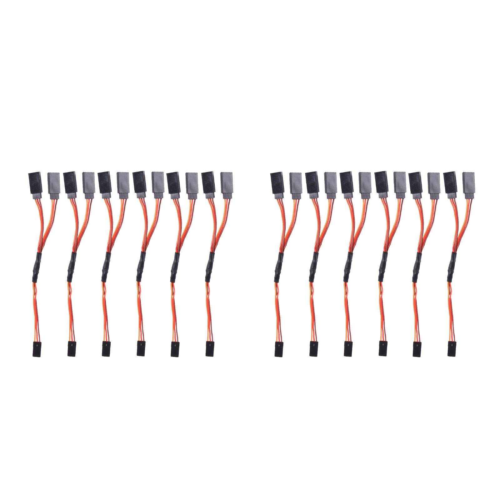 Raindrops 12 pcs 3 15cm Male to Female Extension Lead Wire Cable for RC ...