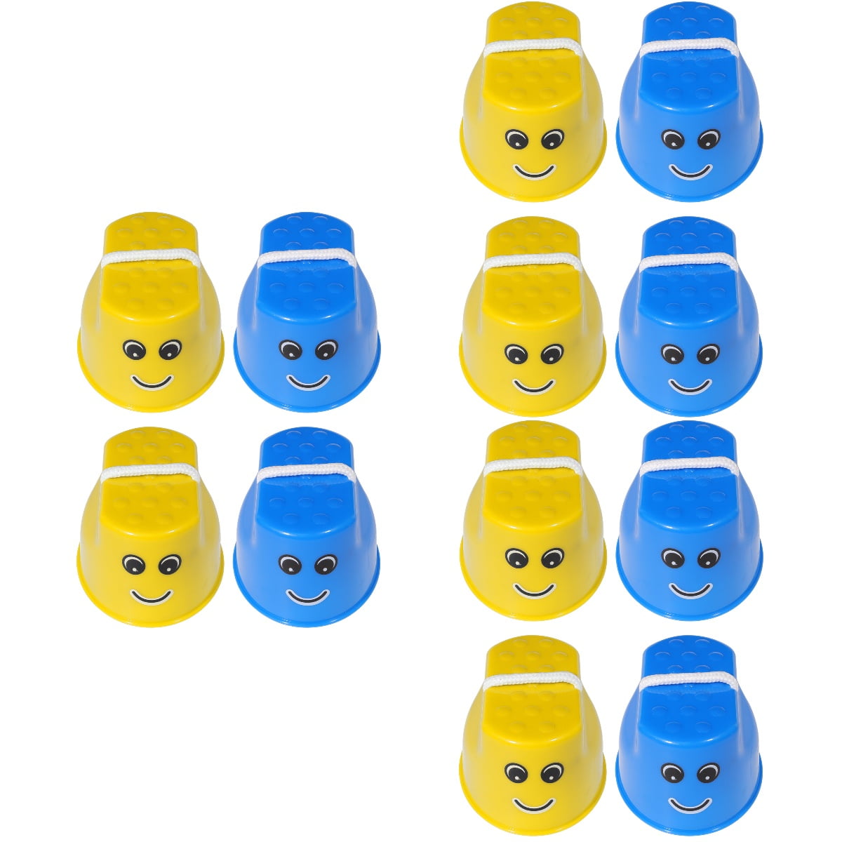 Raindrops 12 pcs Balancing Stilts Plastic Walking Stilts Feet Toys ...