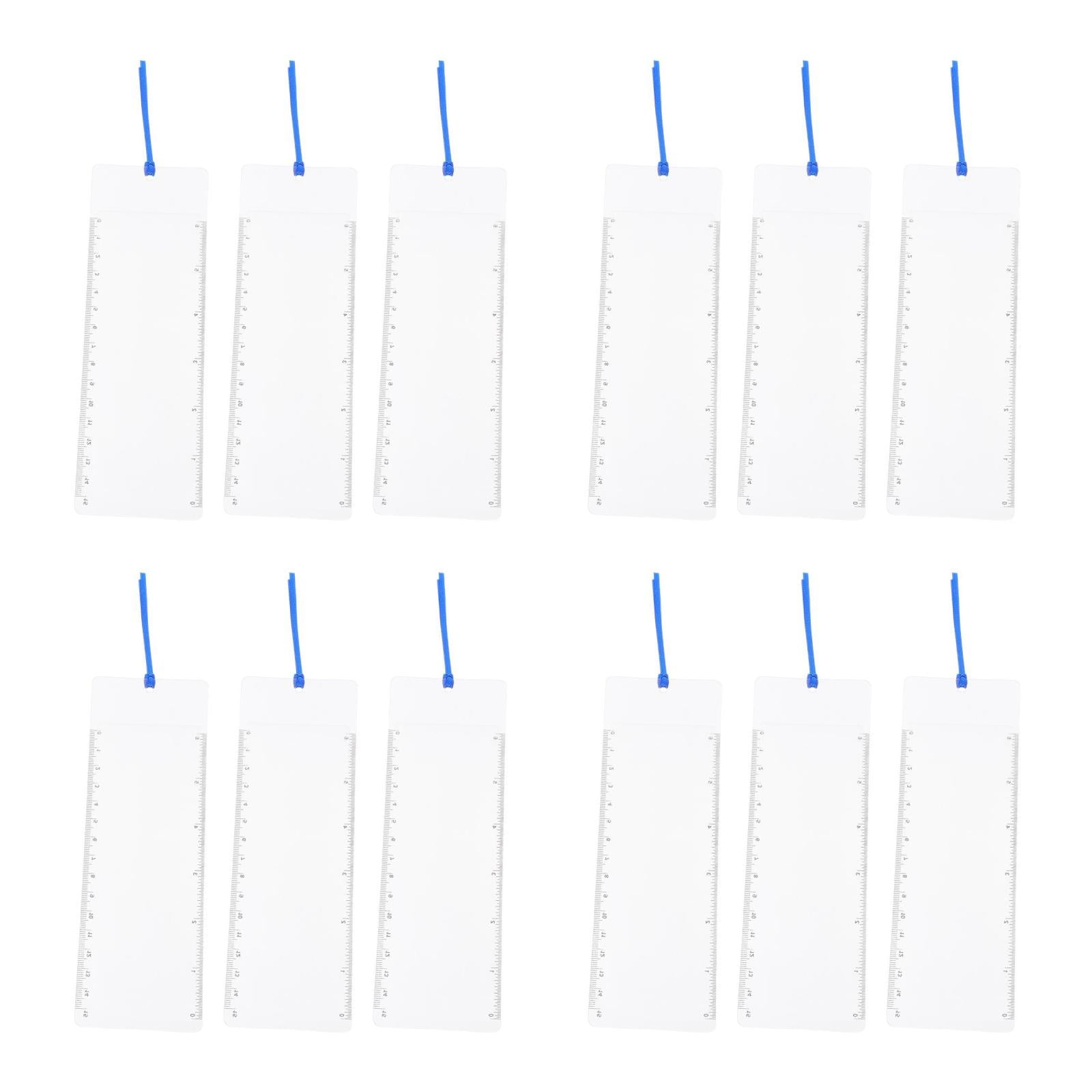 Raindrops 12 pcs Bookmark Magnifier With Ruler 3x Magnifying Sheet Page ...
