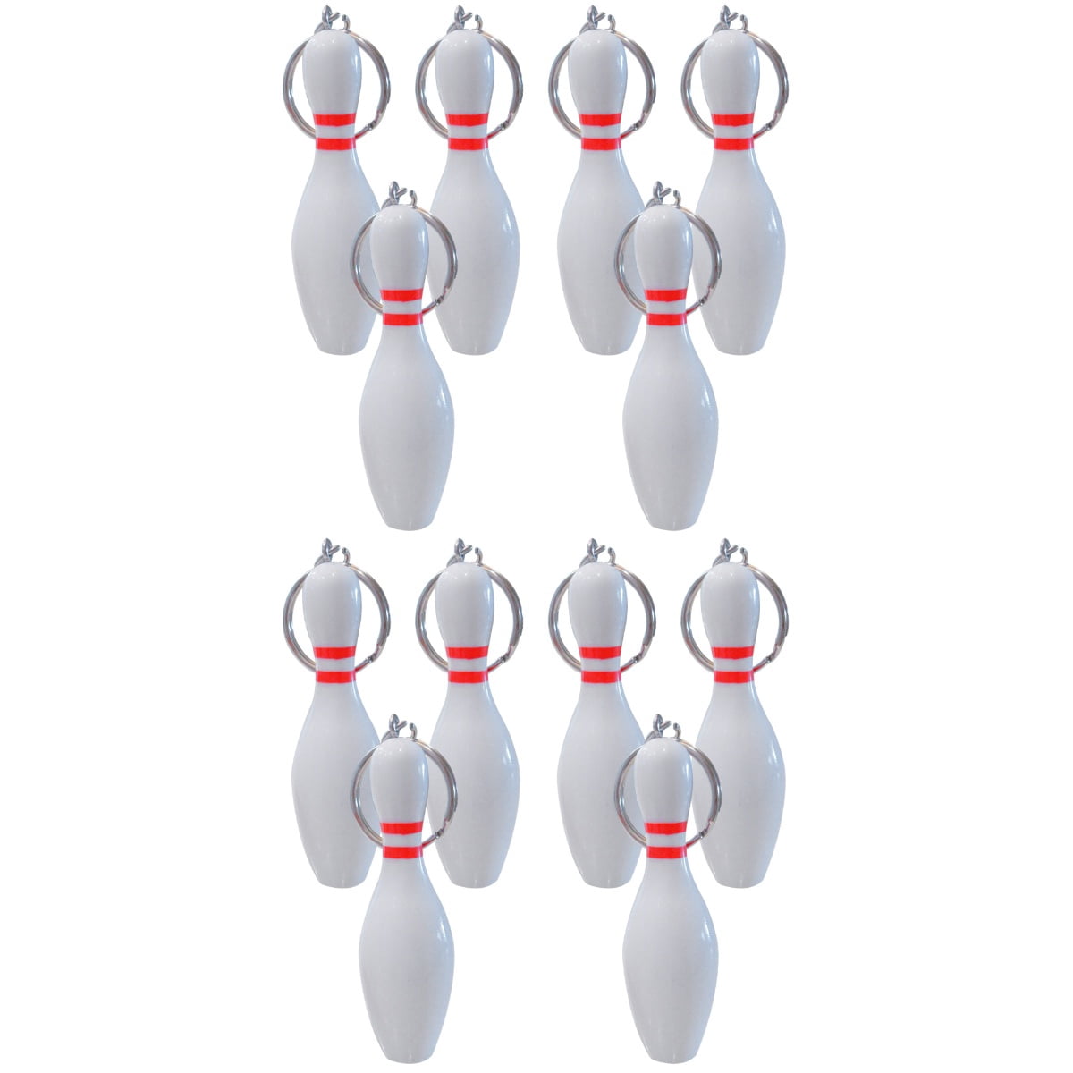 Raindrops 12 pcs Bowling Key Chains Bowling Key Rings Backpack Hanging ...