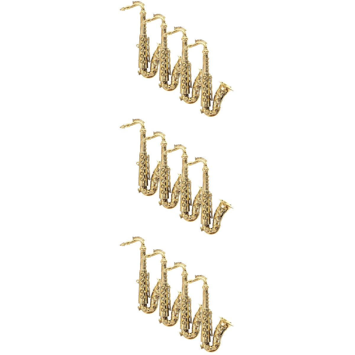Raindrops 12 pcs DIY Crafting Saxophone Model Artificial Saxophone ...