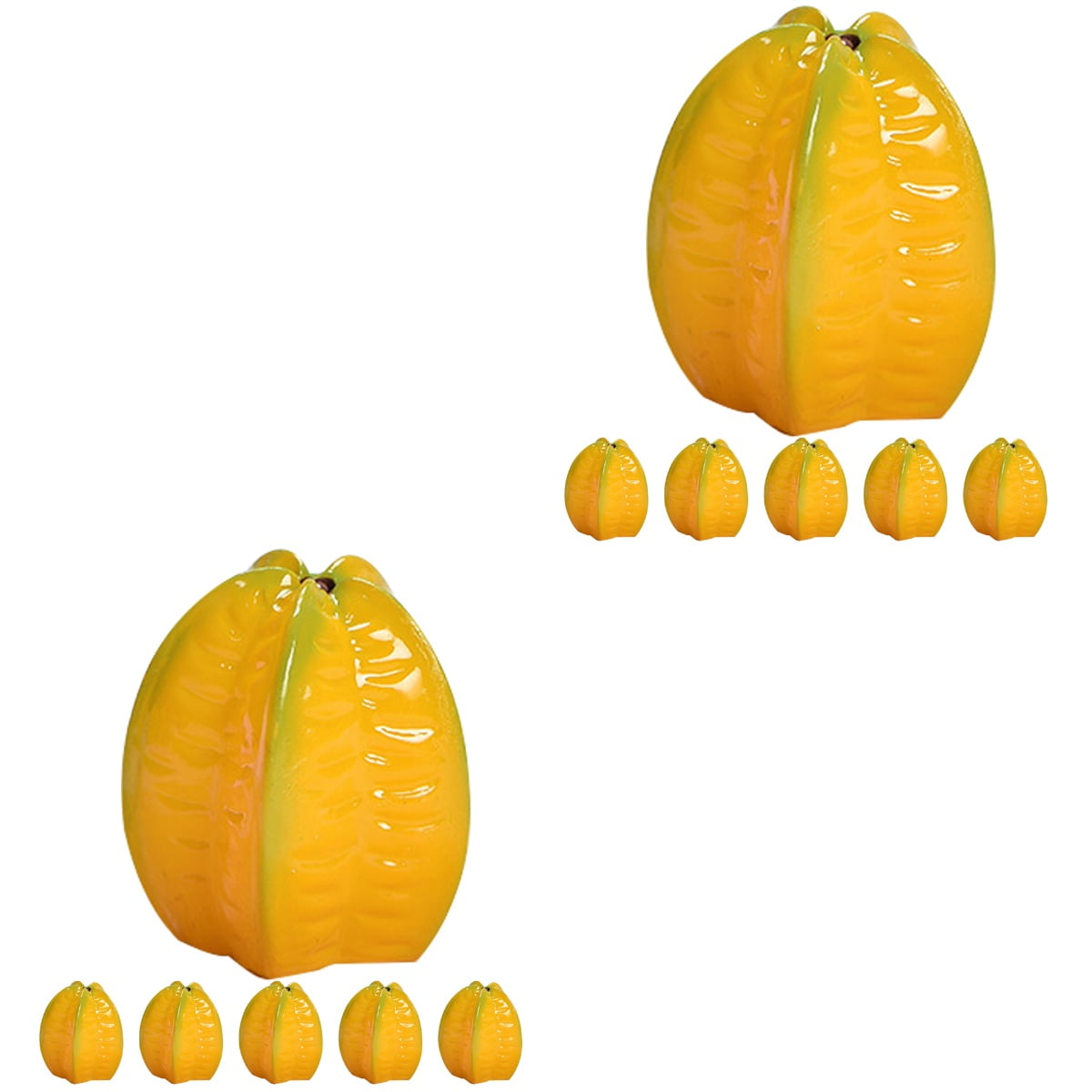Raindrops 12 pcs Fake Miniature Carambola Mini Simulation Fruit Decor ...