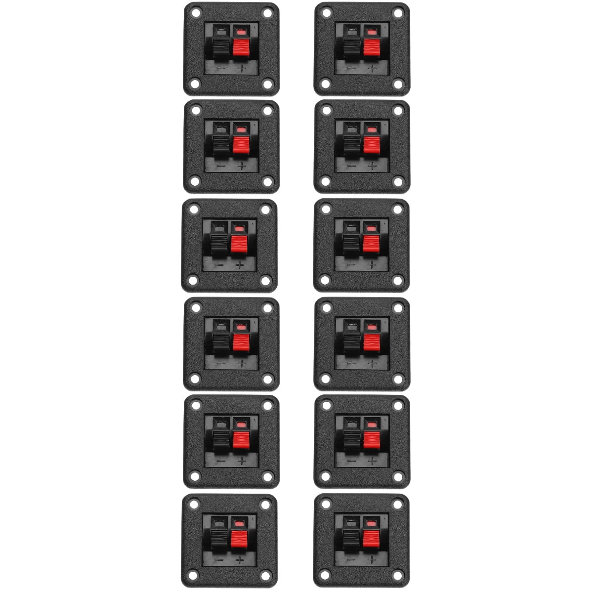 Raindrops 12 pcs Professional Speaker Spring Connection Clip Amplifier ...