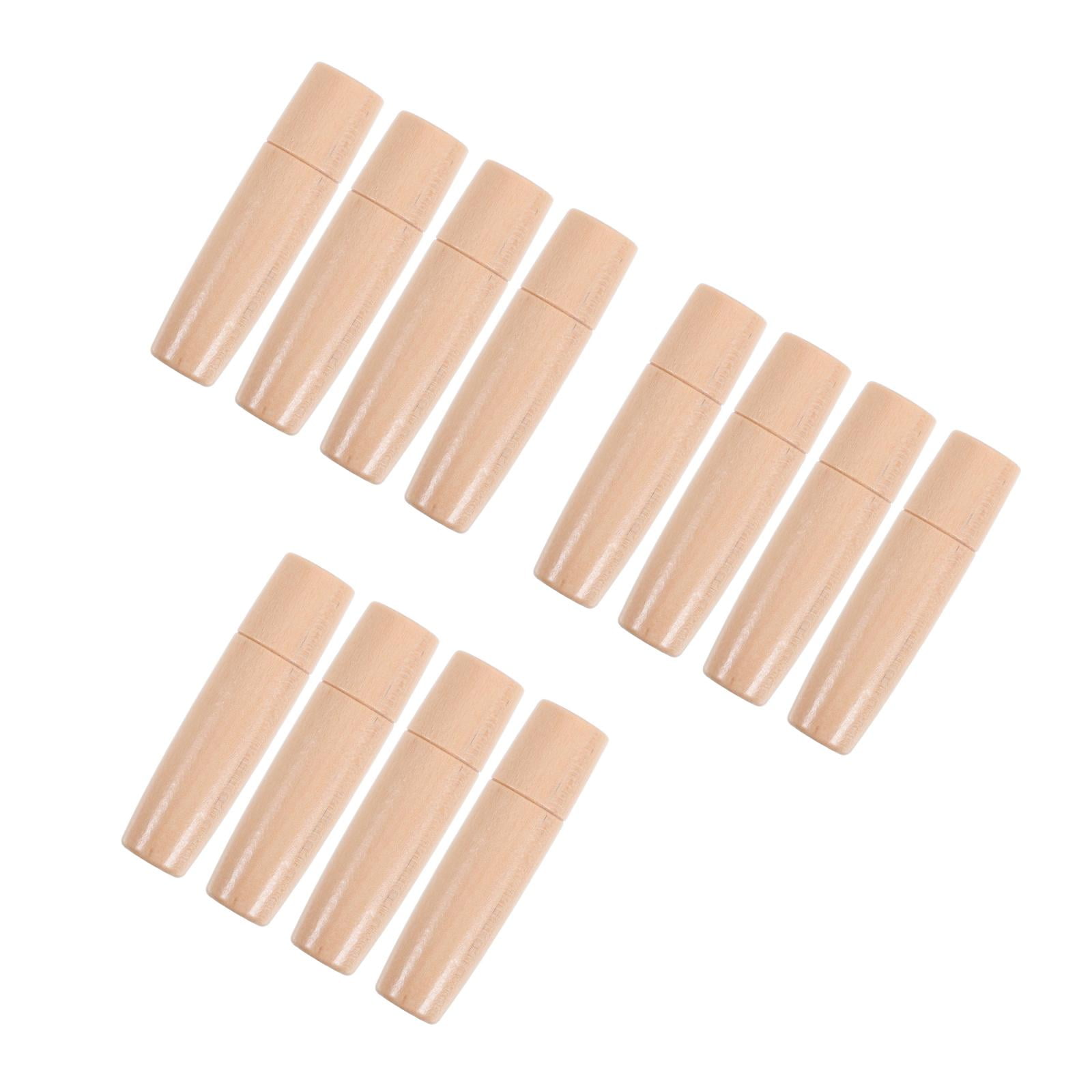Raindrops 12 pcs Replacement Wooden Handle for BBQ Brush Varnished File ...