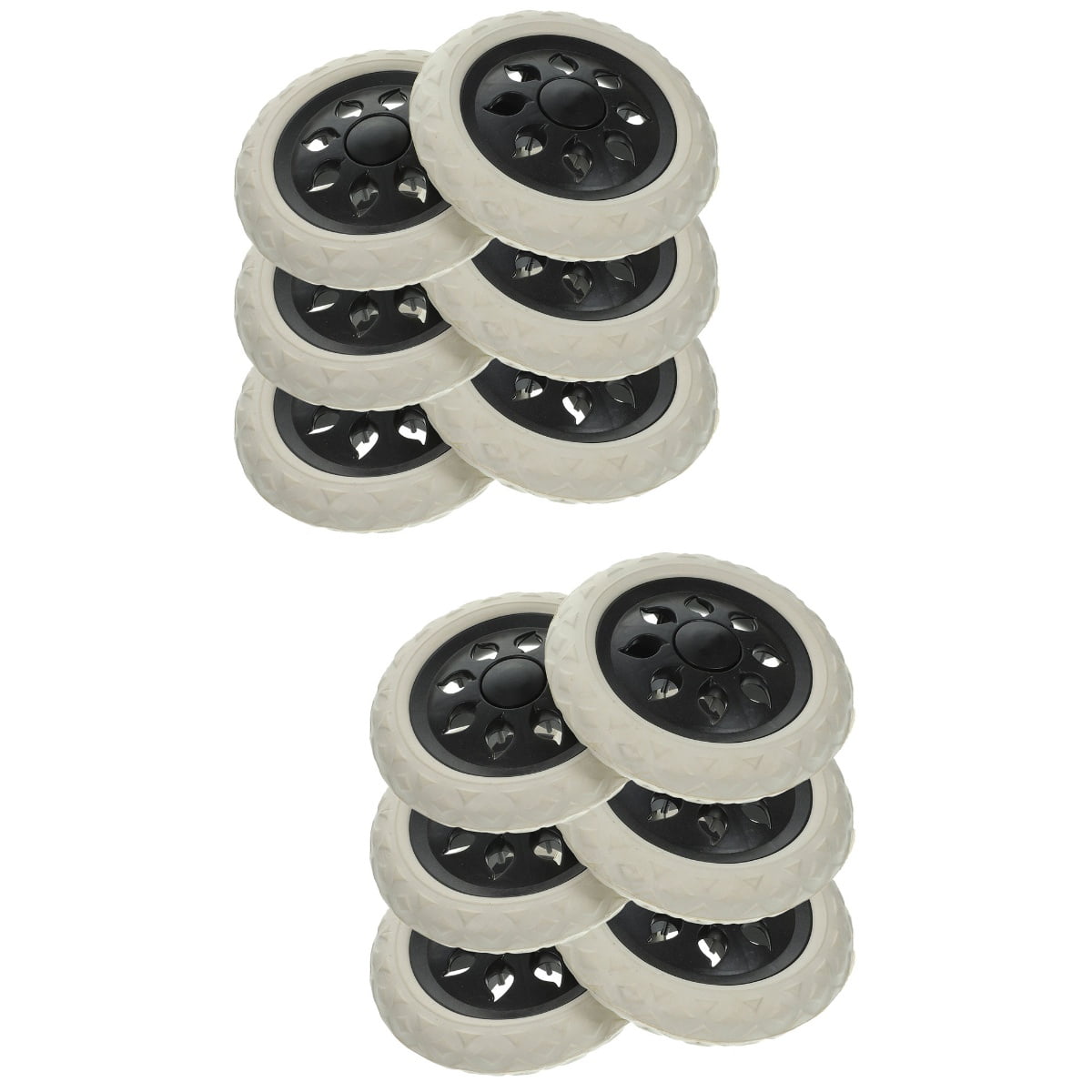 Raindrops 12 pcs Shopping Cart Wheels Grocery Cart Rolling Wheels ...