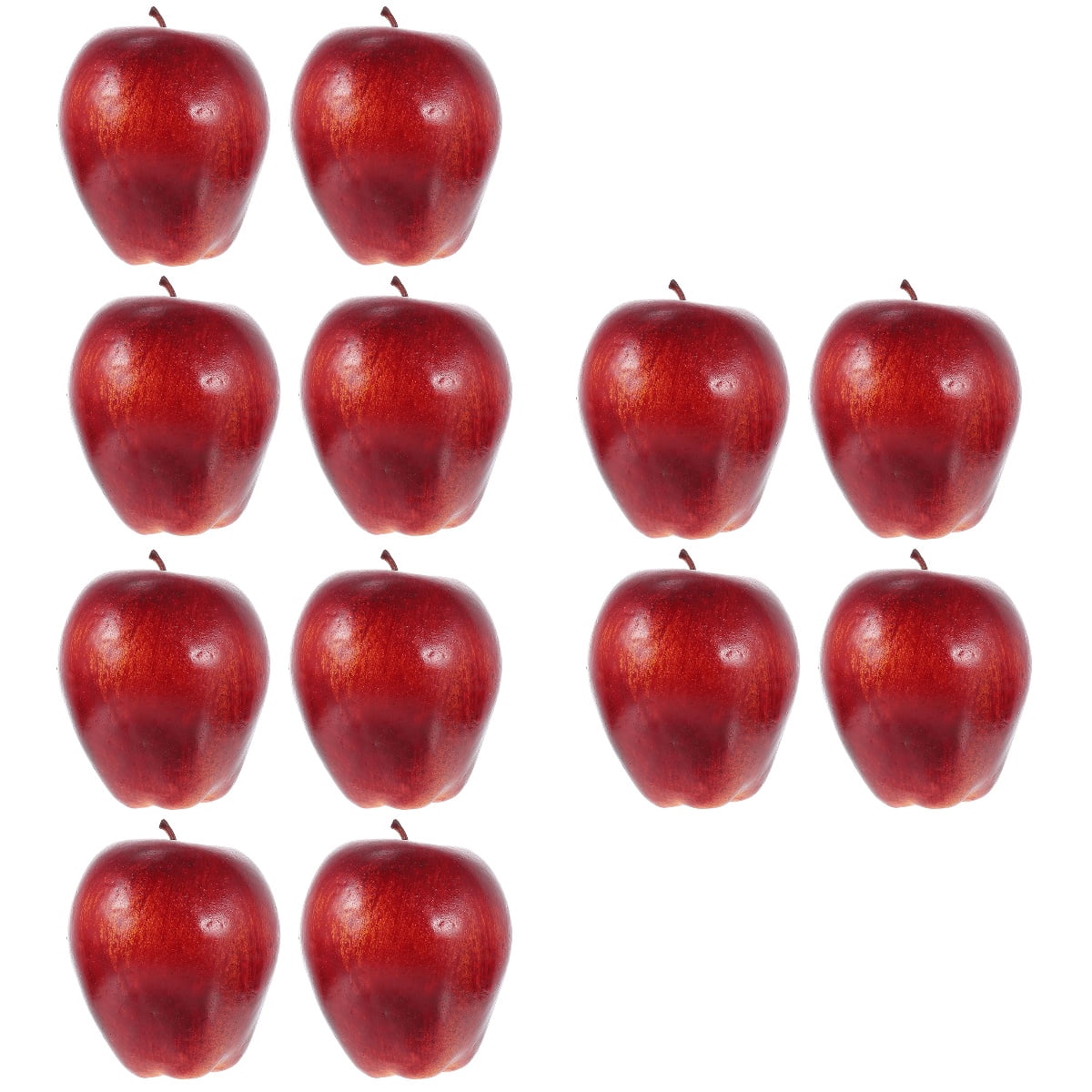 Raindrops 12 pcs Simulation Red Delicious Models Fake Fruits Ornaments ...