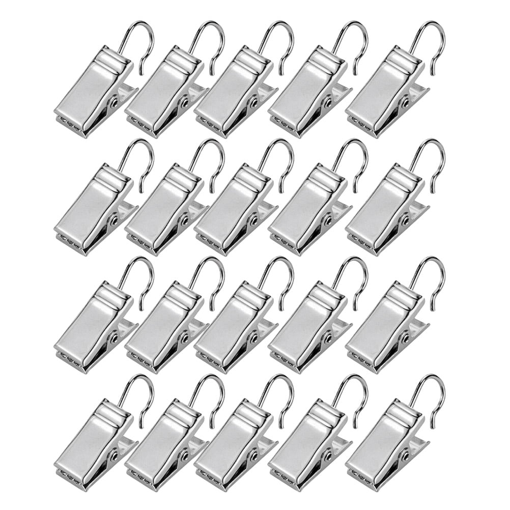 Raindrops 120 Pcs Electric Candle Lamp Coat Hanger Compact Clips 3.2*0. ...