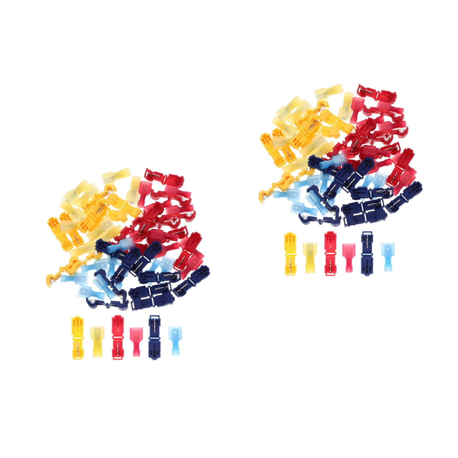 Raindrops 120 Pcs T-Tap Wire Connectors Quick Splice Electrical Wire ...