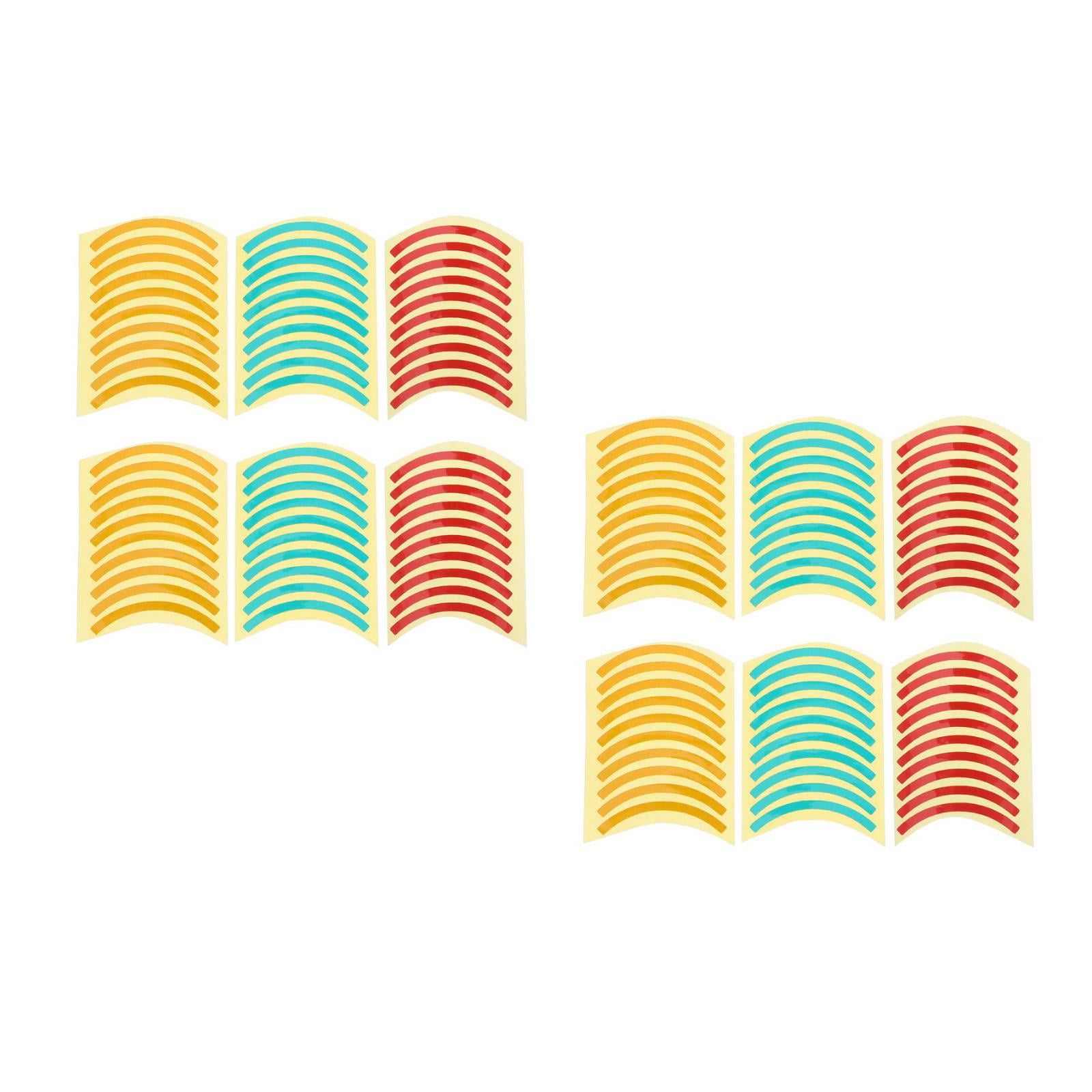 Raindrops 120 pcs Pressure Gauge Indicator Decals Adhesive Industrial ...