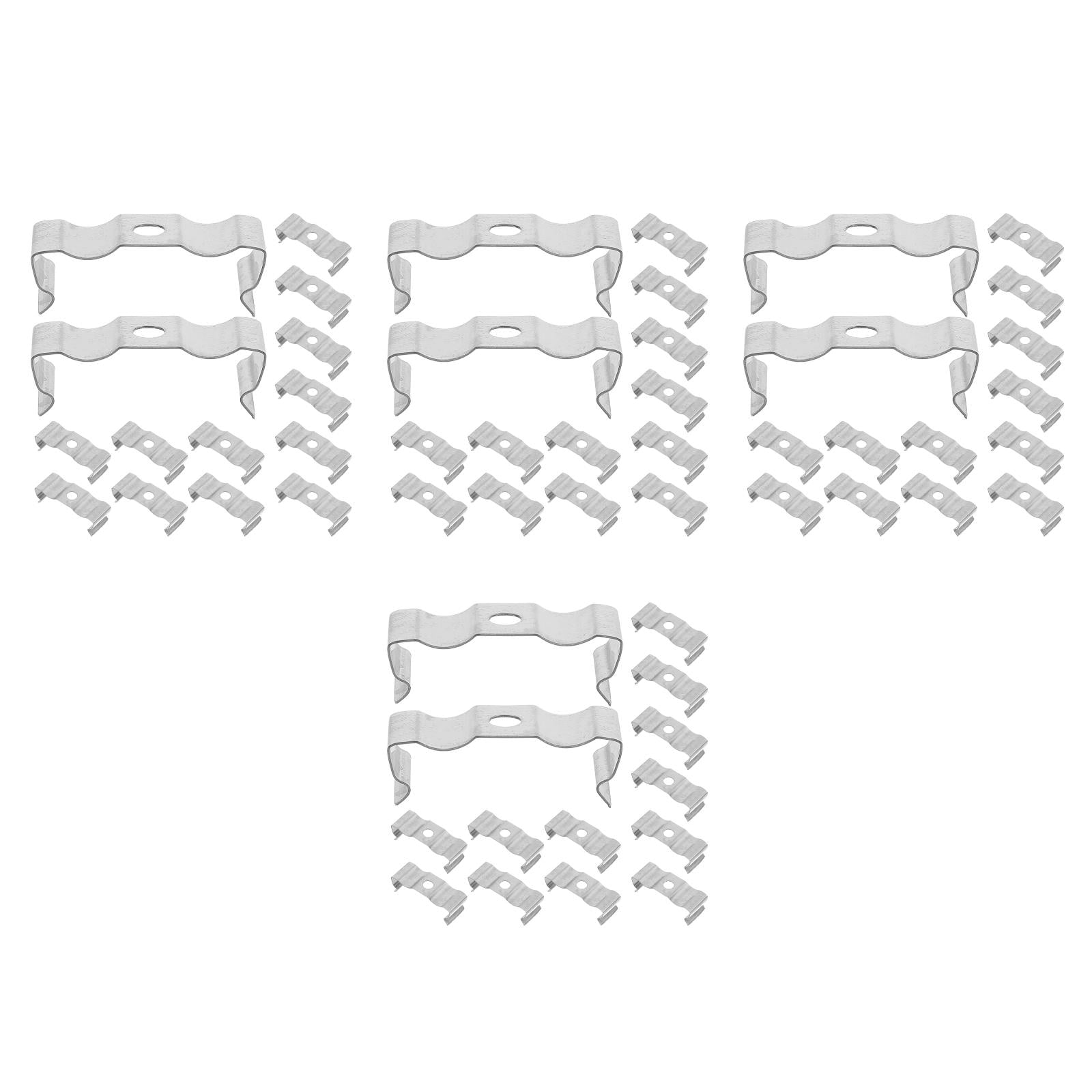 Raindrops 120 pcs Tube Light Fixture Holder Clamps Led Light Lamp ...