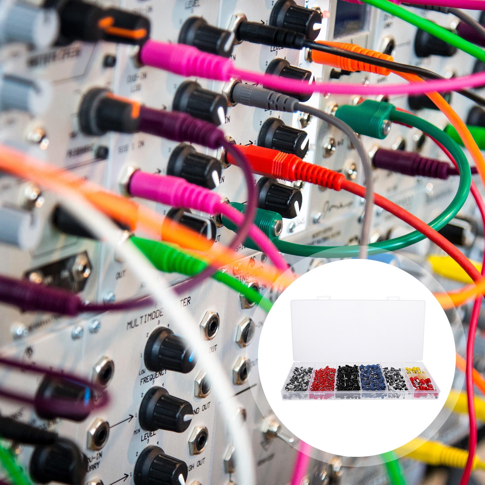Raindrops 1200Pcs Electric Cable Terminals Cold Pressure Wiring ...