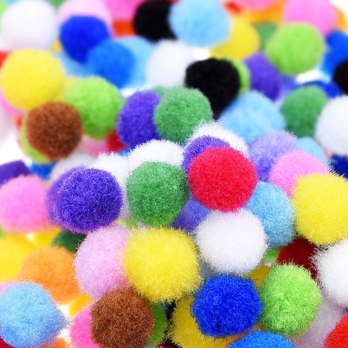 Raindrops 1200pcs Craft Pom Poms for Assorted Color Garlands and ...