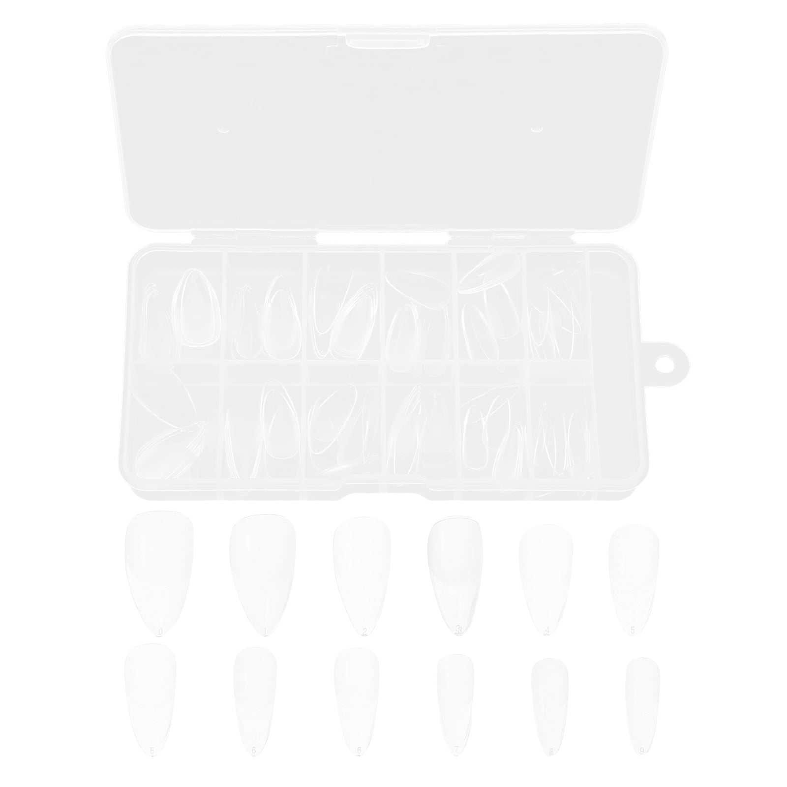 Raindrops 120Pcs Fake Nail Tips Women Fake Nails Clear Fingernail Tips ...