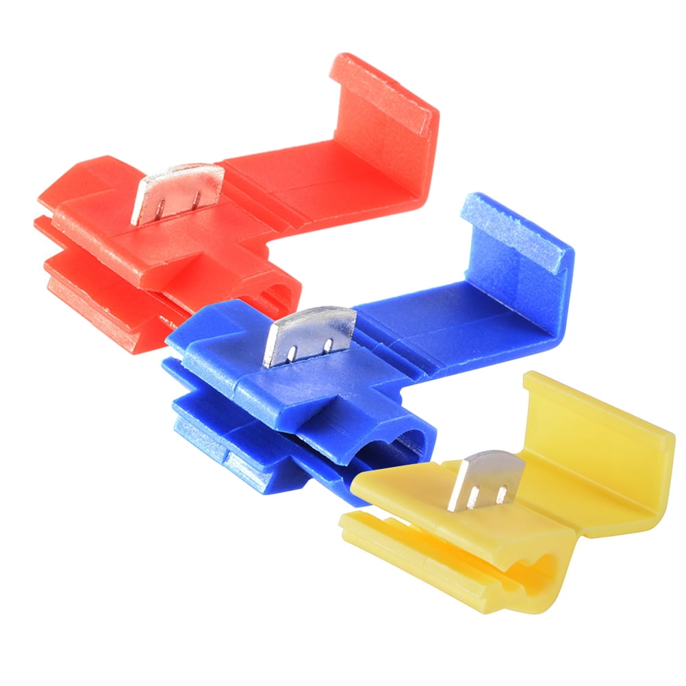 Raindrops 125Pcs Quick Splice Wire Connector Plastics Red Blue Yellow ...