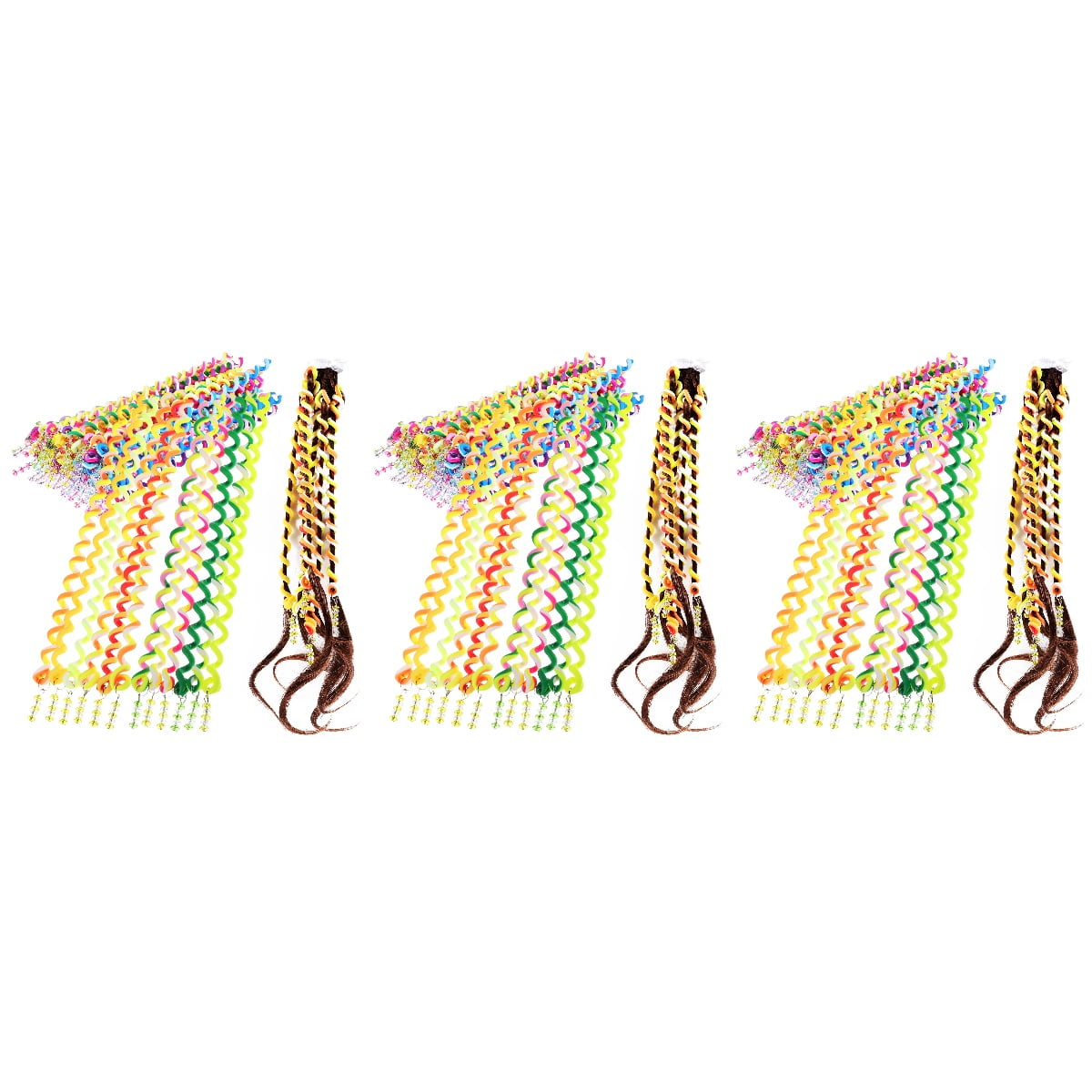 Raindrops 126 Pcs Colorful Hair Braided Tools Spiral Braider Styling ...