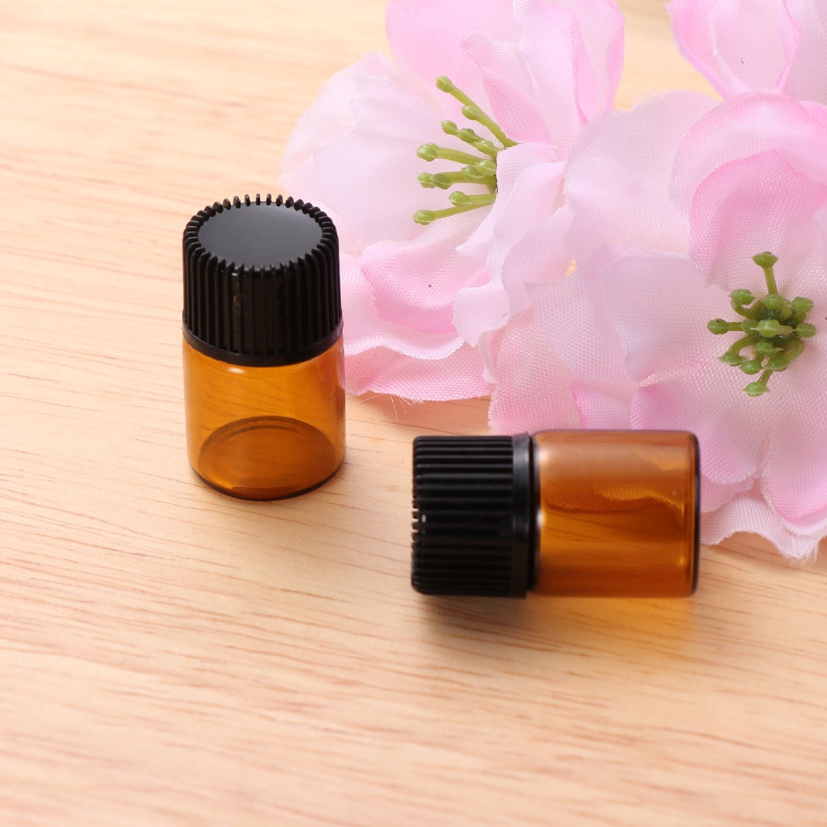 Raindrops 12PC 2ml Mini Glass Vial Bottles with Orifice Reducer and for ...