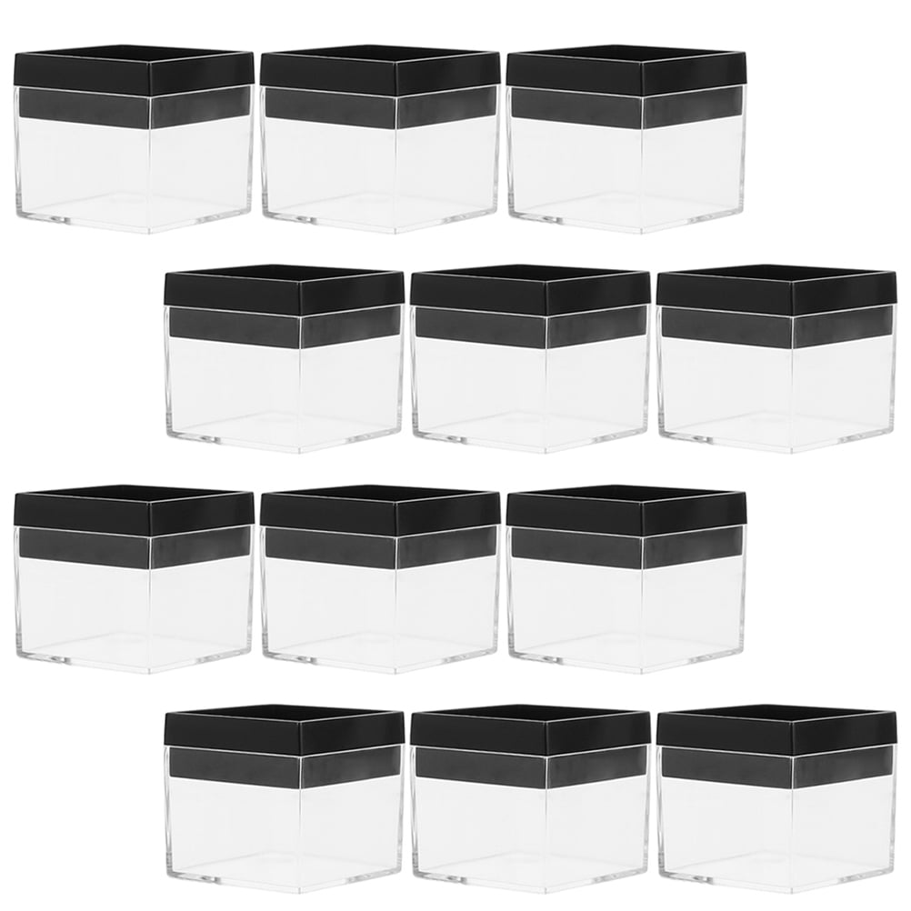 Raindrops 12Pack Specimen Box Clear Plastic for Gemstone and Rock ...