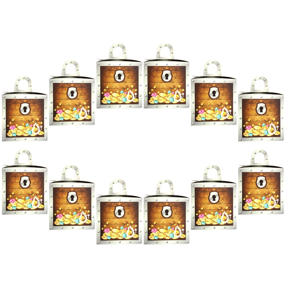 Raindrops 12Pcs Assorted Color Treasure Chest Favors Boxes for Candy ...