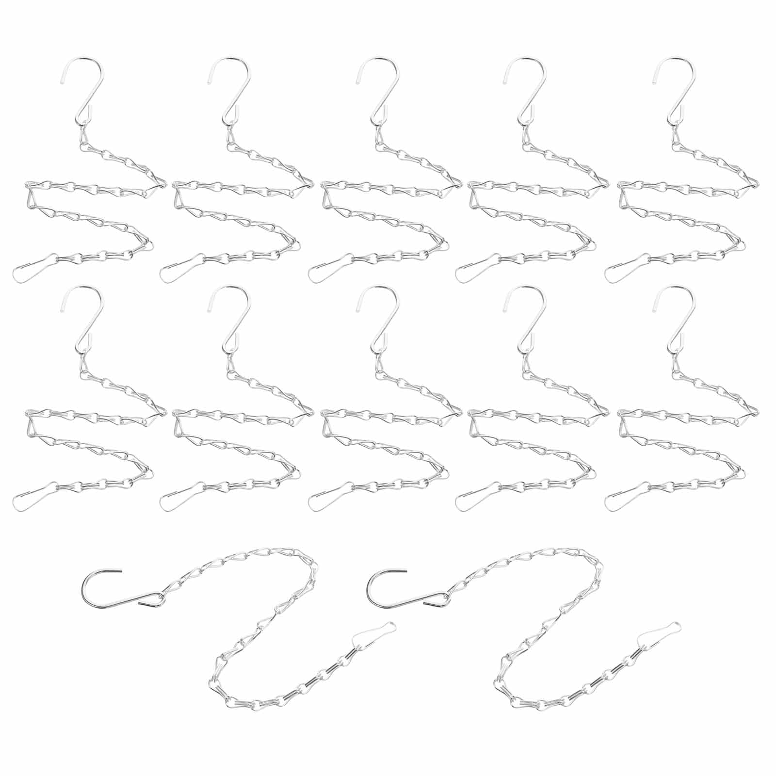 Raindrops 12Pcs Silver Metal Hanging Chains for Plant Hangers with ...