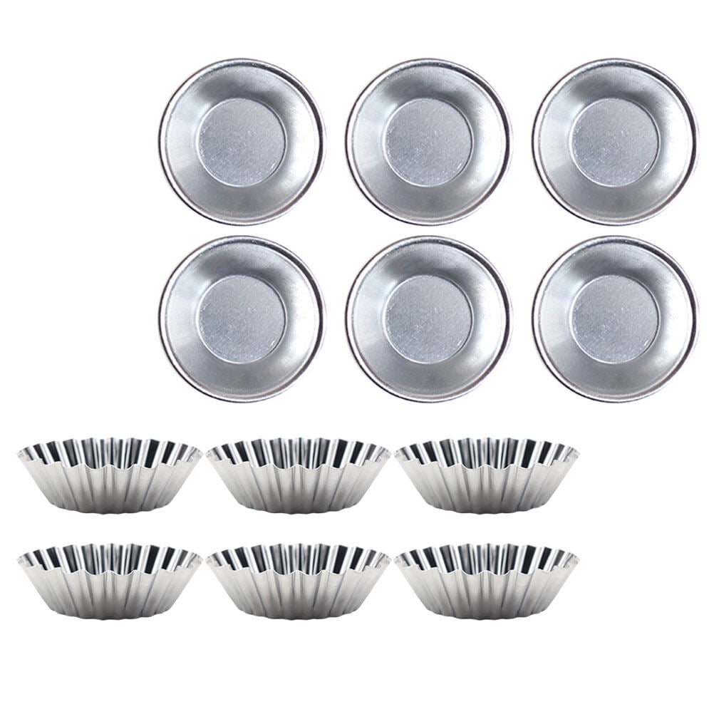 Raindrops 12Pcs Egg Muffin Moulds Round Shape for Baking Pies and ...